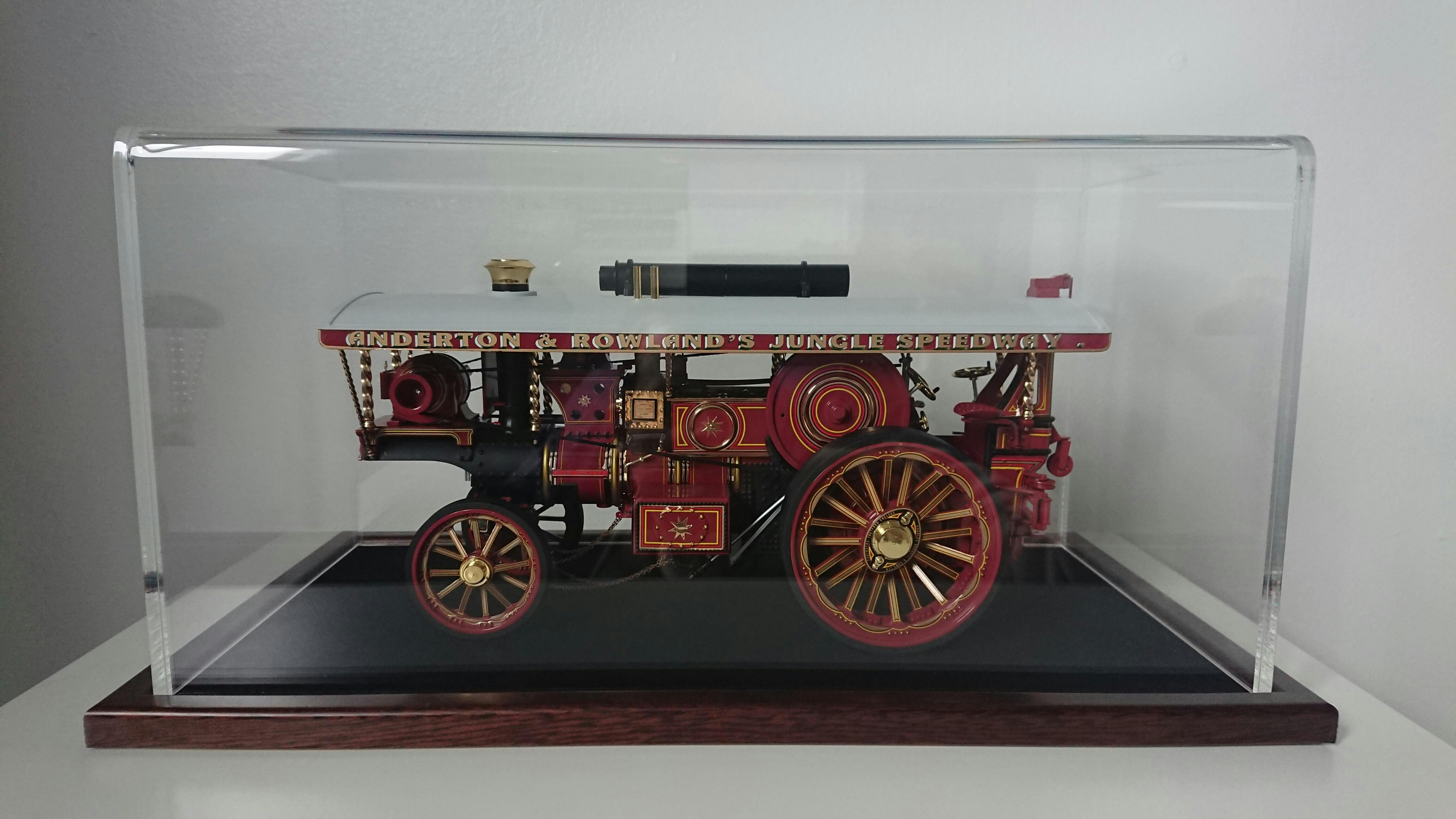 Custom Sized Acrylic Display Case with a Wooden Base - Acrylic Display ...