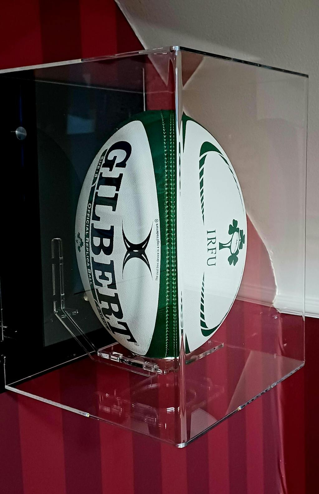 Acrylic Wall Display Case (Choice of Number of Shelves and Back Colour ...