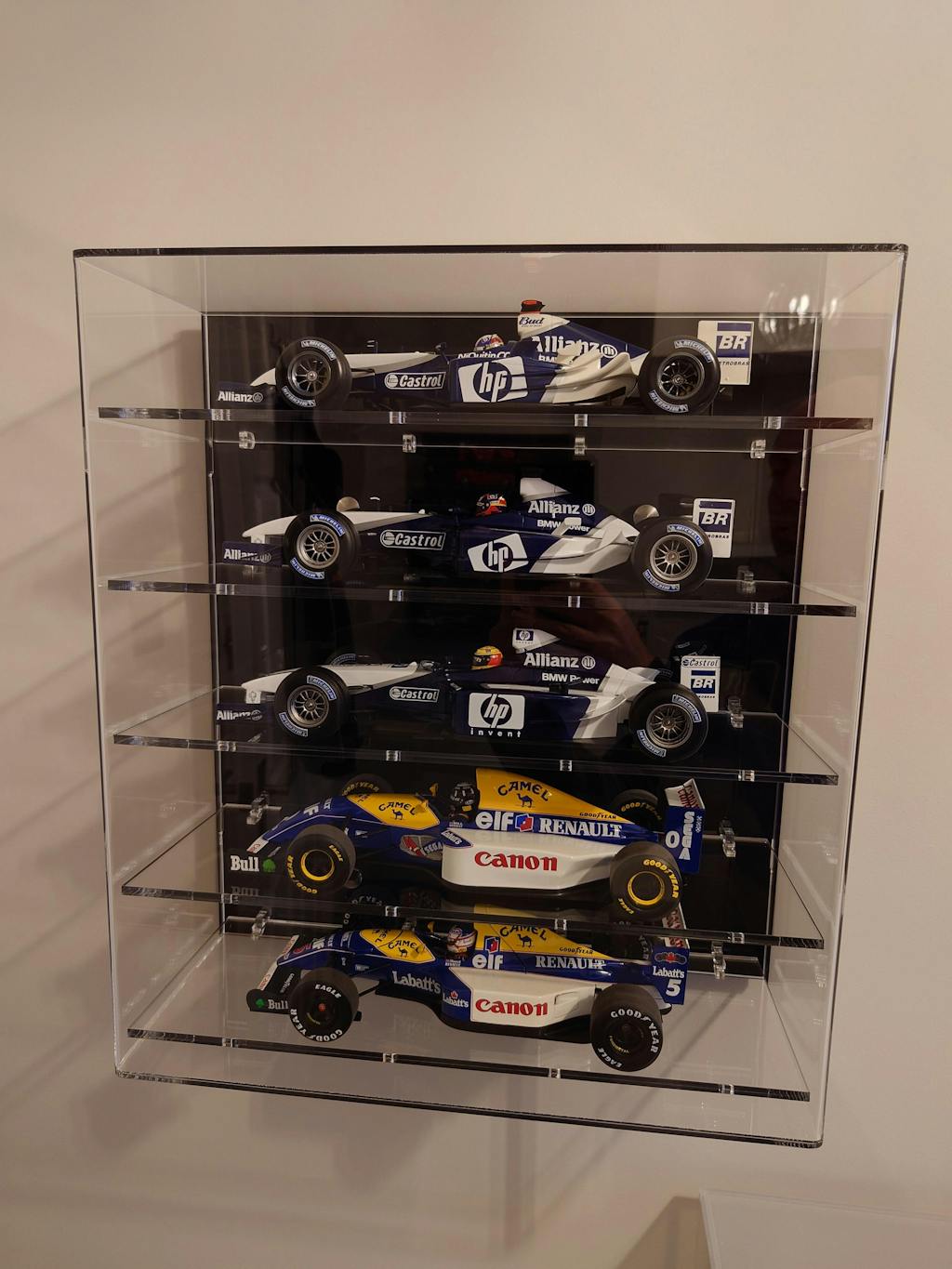 1:18 Scale F1 Model Car Display Case for Model Car Collectors