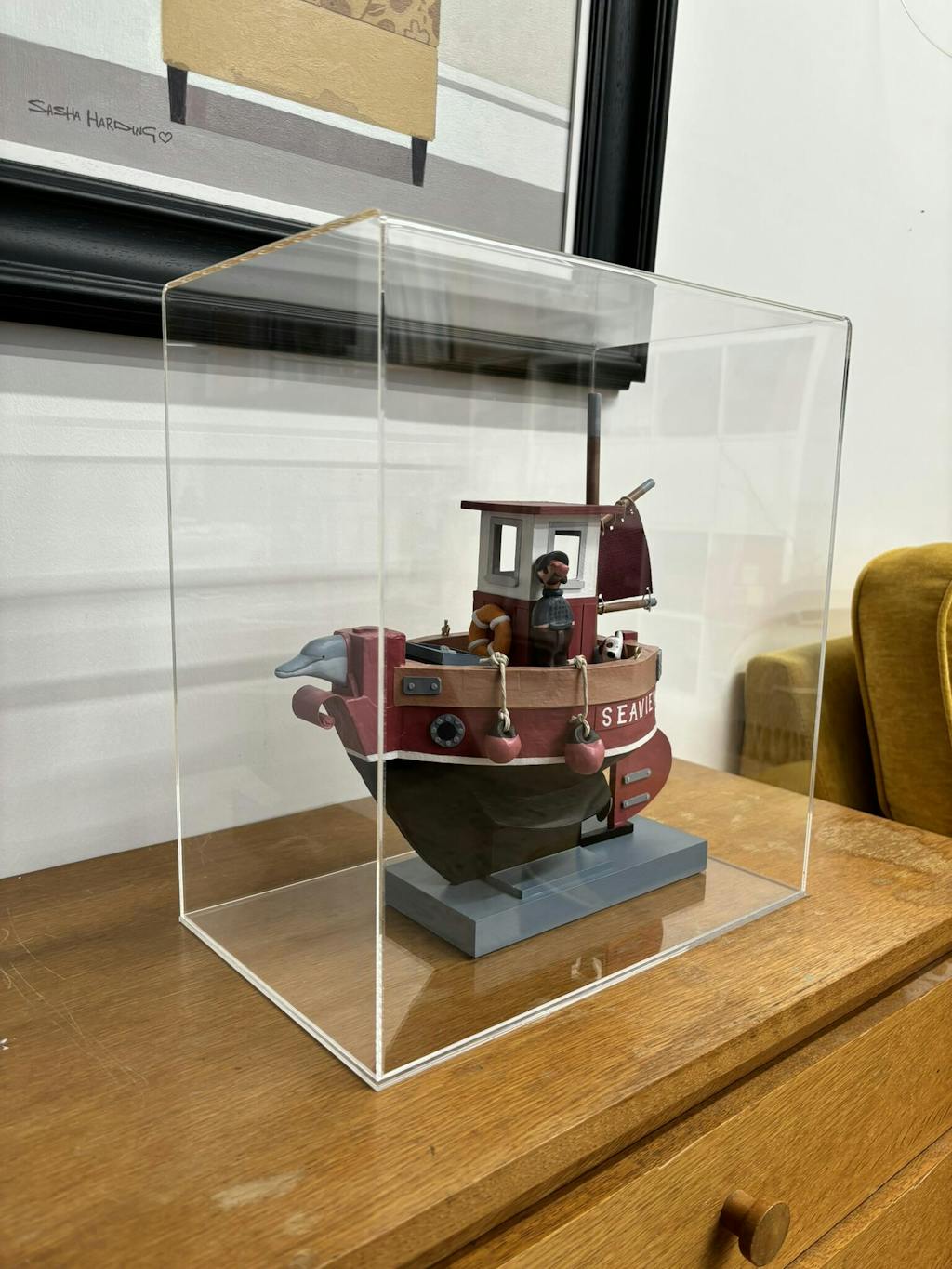 Custom Sized Acrylic Display Case with a Flat Acrylic Base (Choice of ...