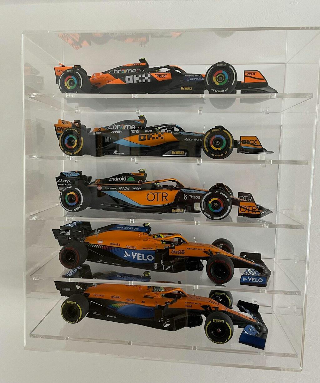 1:18 Scale F1 Model Car Display Case for Model Car Collectors