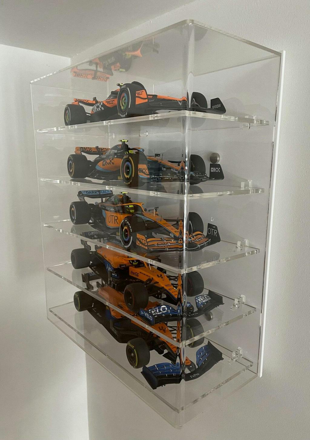 1:18 Scale F1 Model Car Display Case for Model Car Collectors