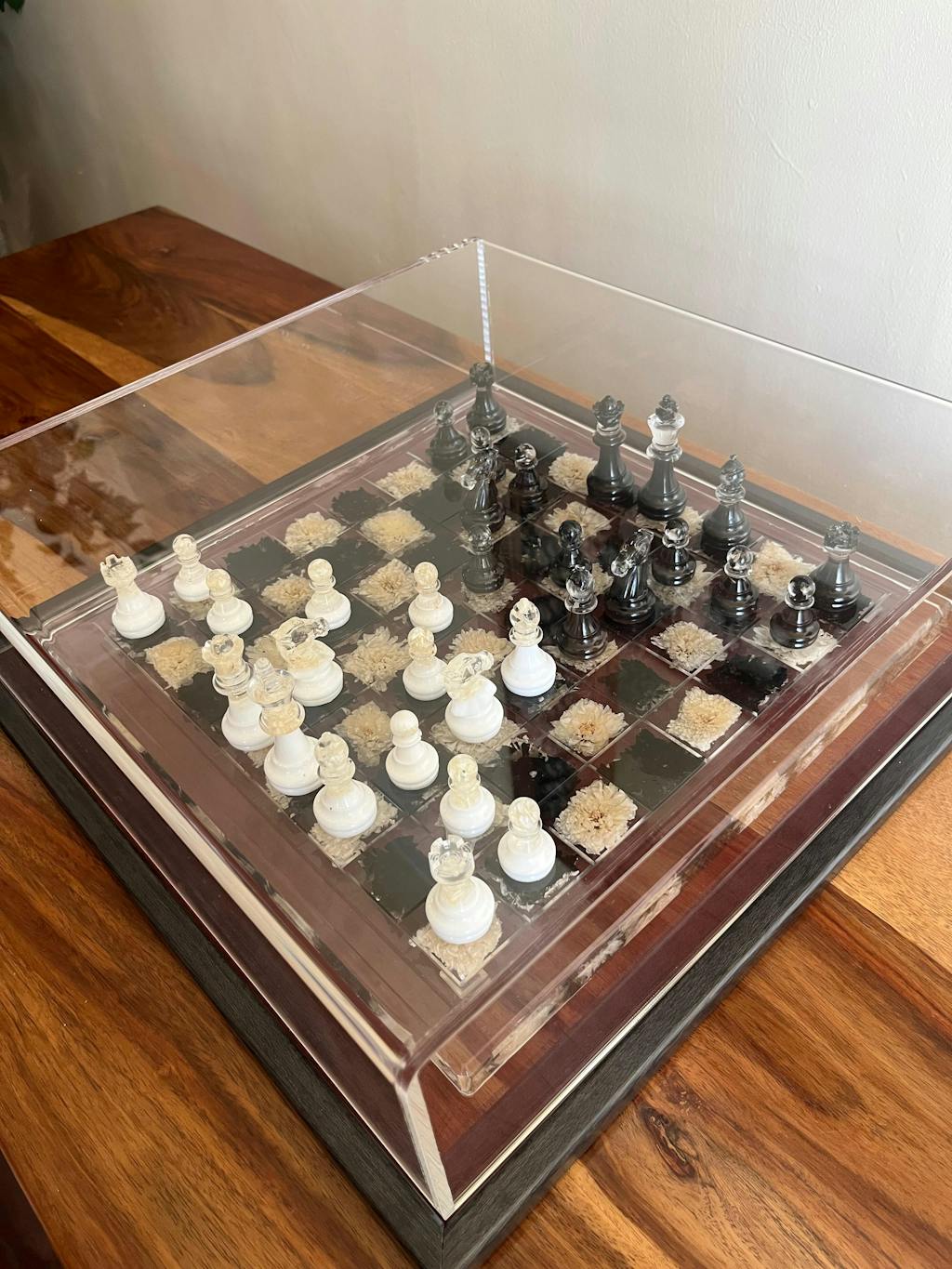 Custom Sized Acrylic Display Case with a Wooden Base - Acrylic Display ...