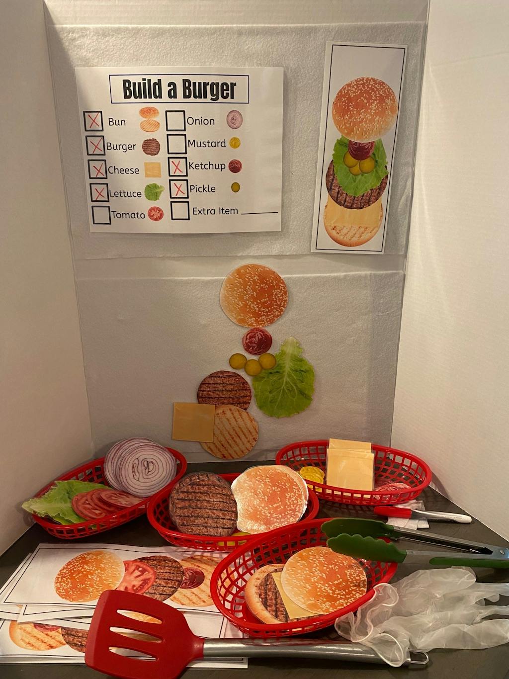 "Build a Burger" Task Bin Activity (Printable PDF + Interactive Digita ...