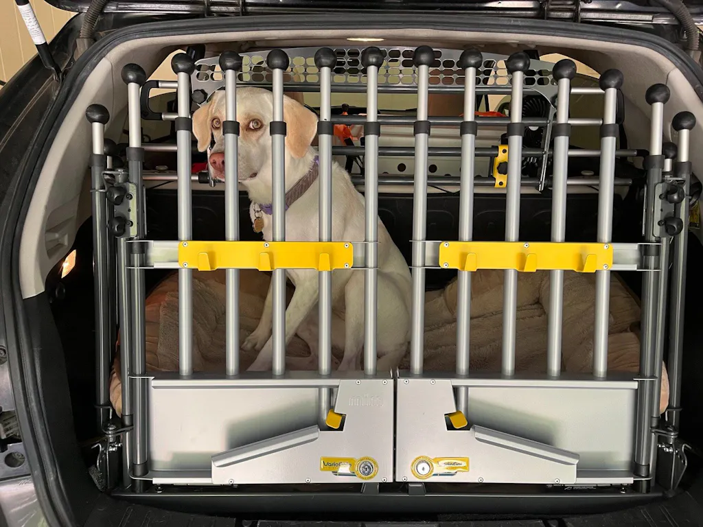 MIM Safe Variogate Double | Crash Tested Dog Gate for Cars & SUVs ...
