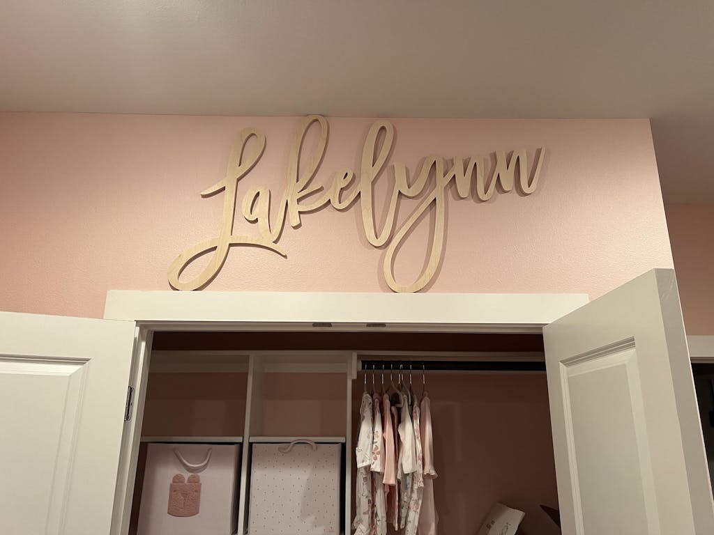Design Your Dream Nursery with our #1 Selling Custom Name Sign