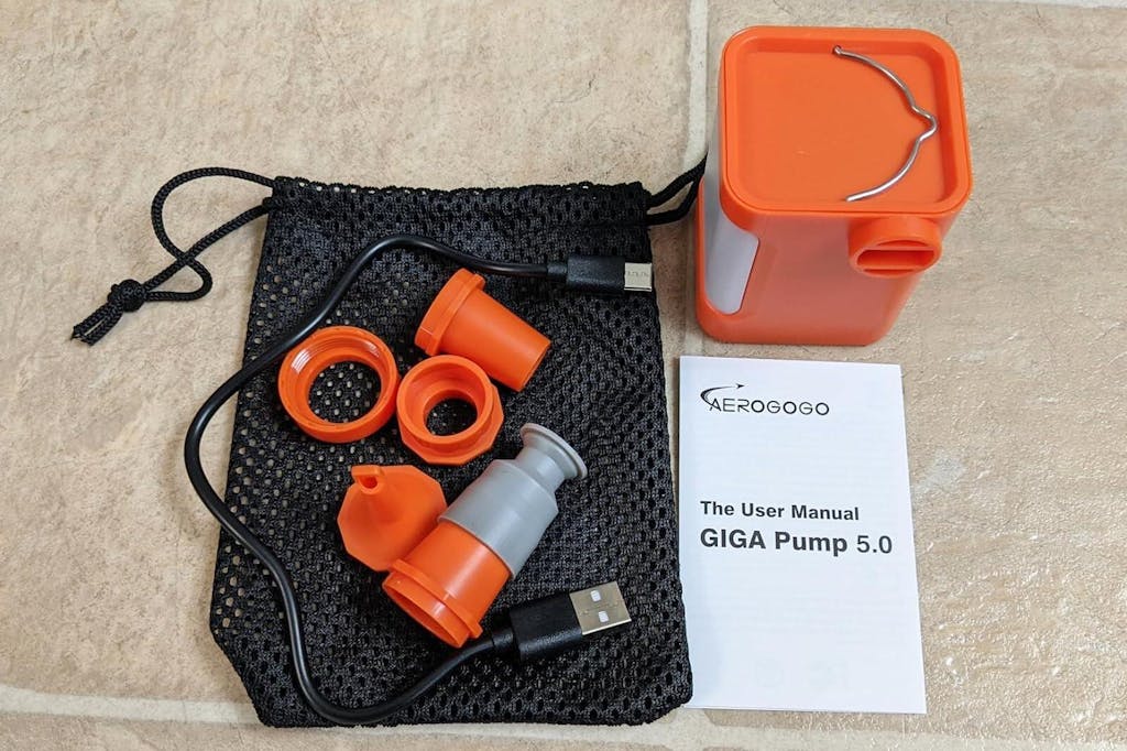 GIGA PUMP 5.0 - 5kPa Powerful Air Pump for Outdoor Adventures | Aerogogo