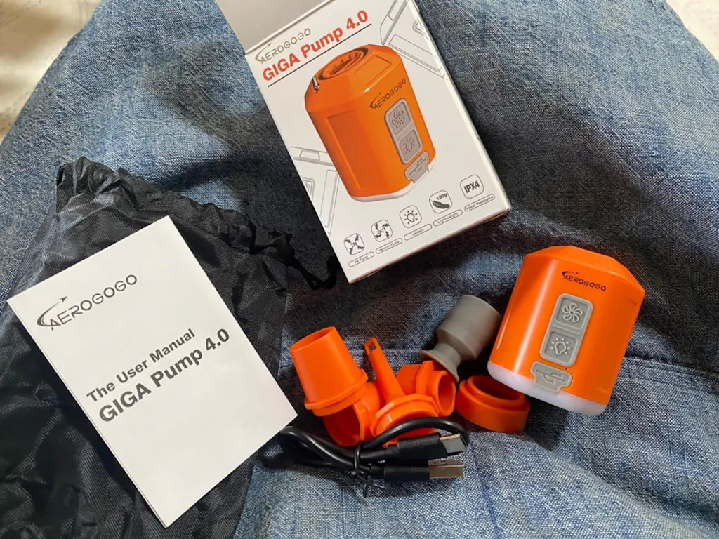 GIGA PUMP 4.0 - Ultimate 3-in-1 Air Pump for Any Adventure | Areogogo