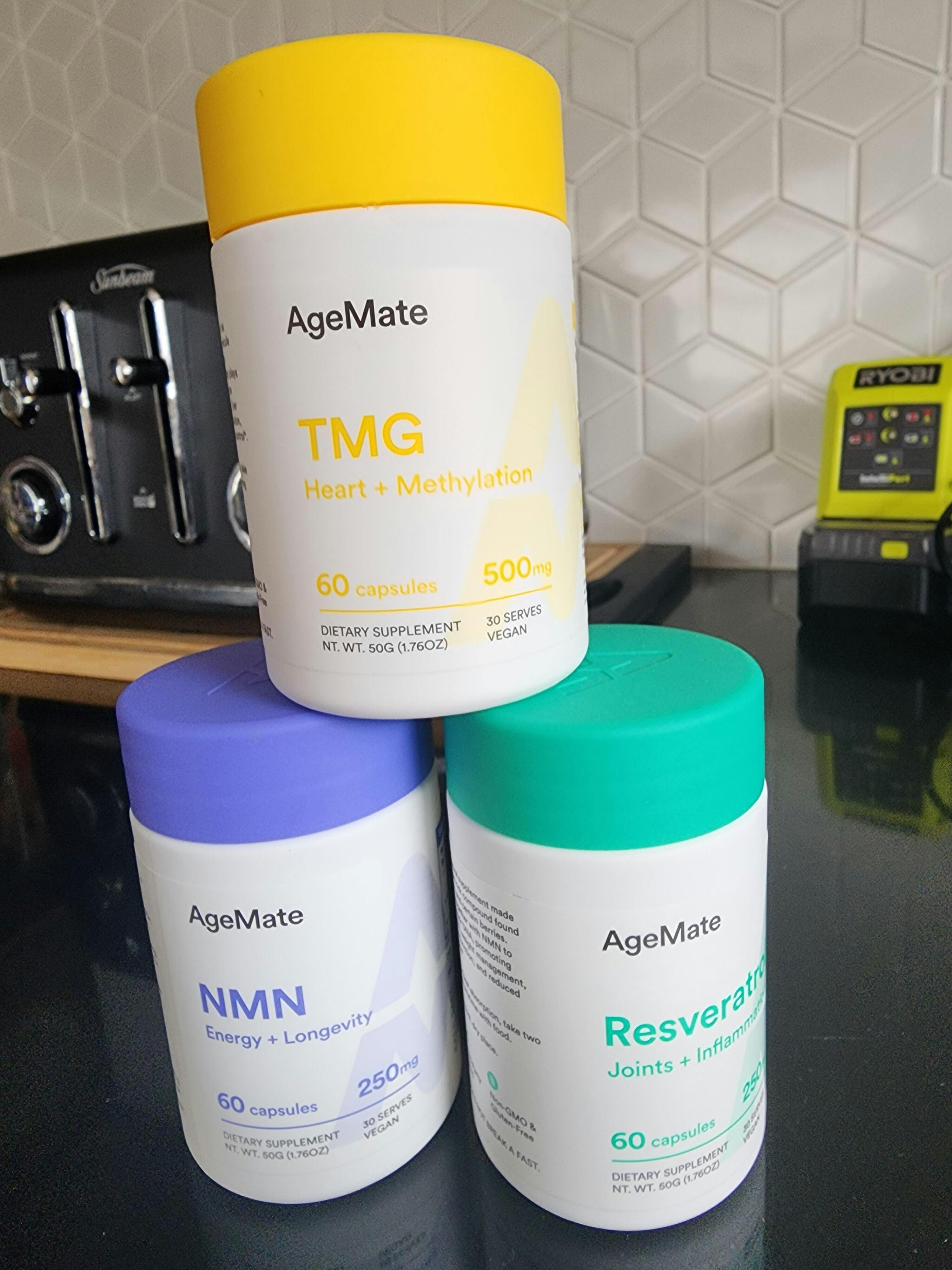 NMN & Resveratrol Bundle (Capsules) | Free Shipping - AgeMate