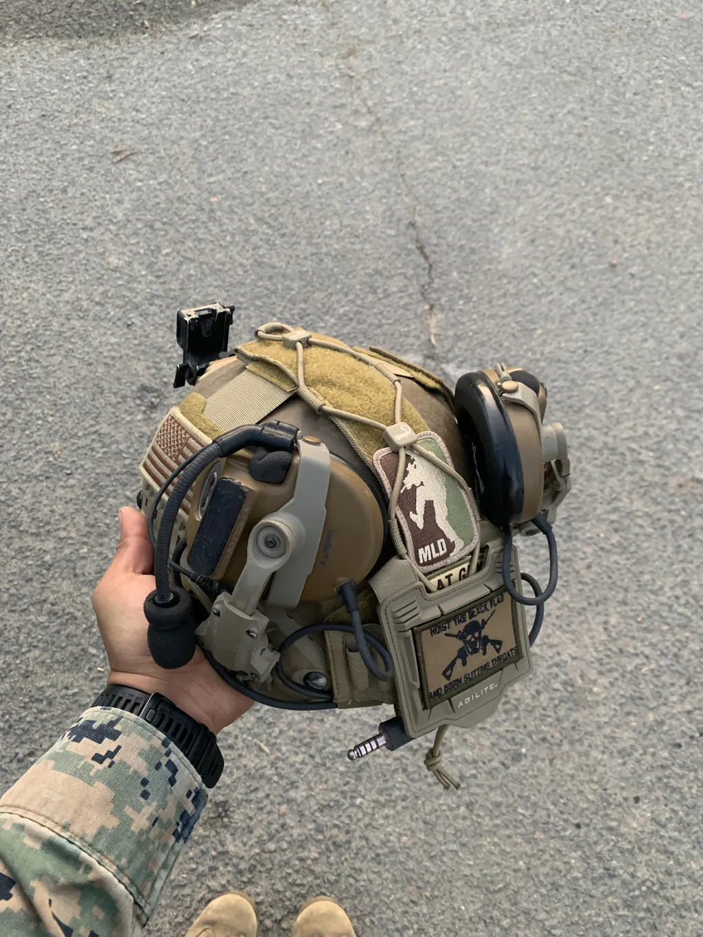 Bridge-Tactical helmet Accessory Platform - Agilite Israel