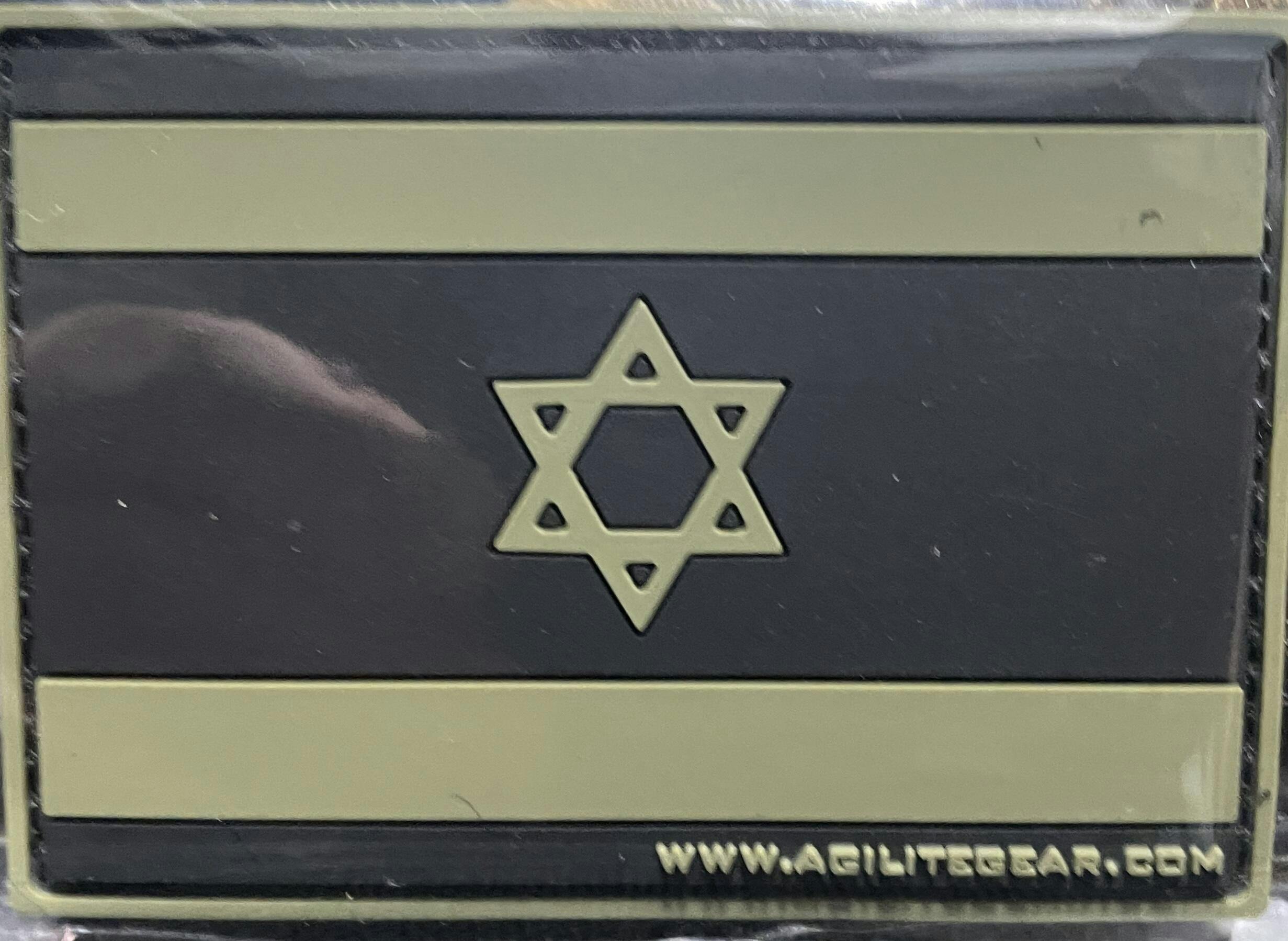 Israeli Flag Patch OD Green