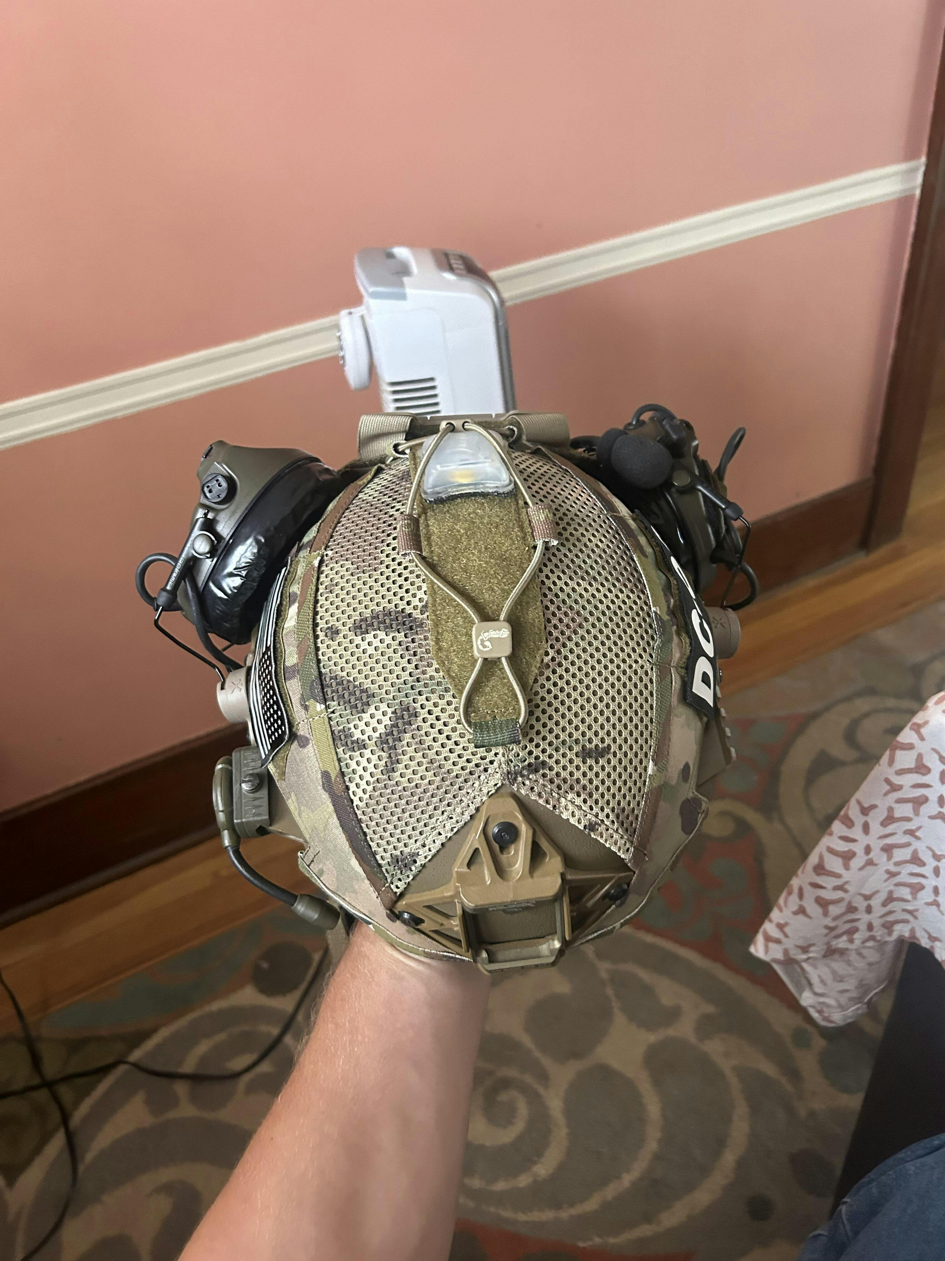 Team Wendy® EXFIL Bump LTP/Carbon - כיסוי קסדה