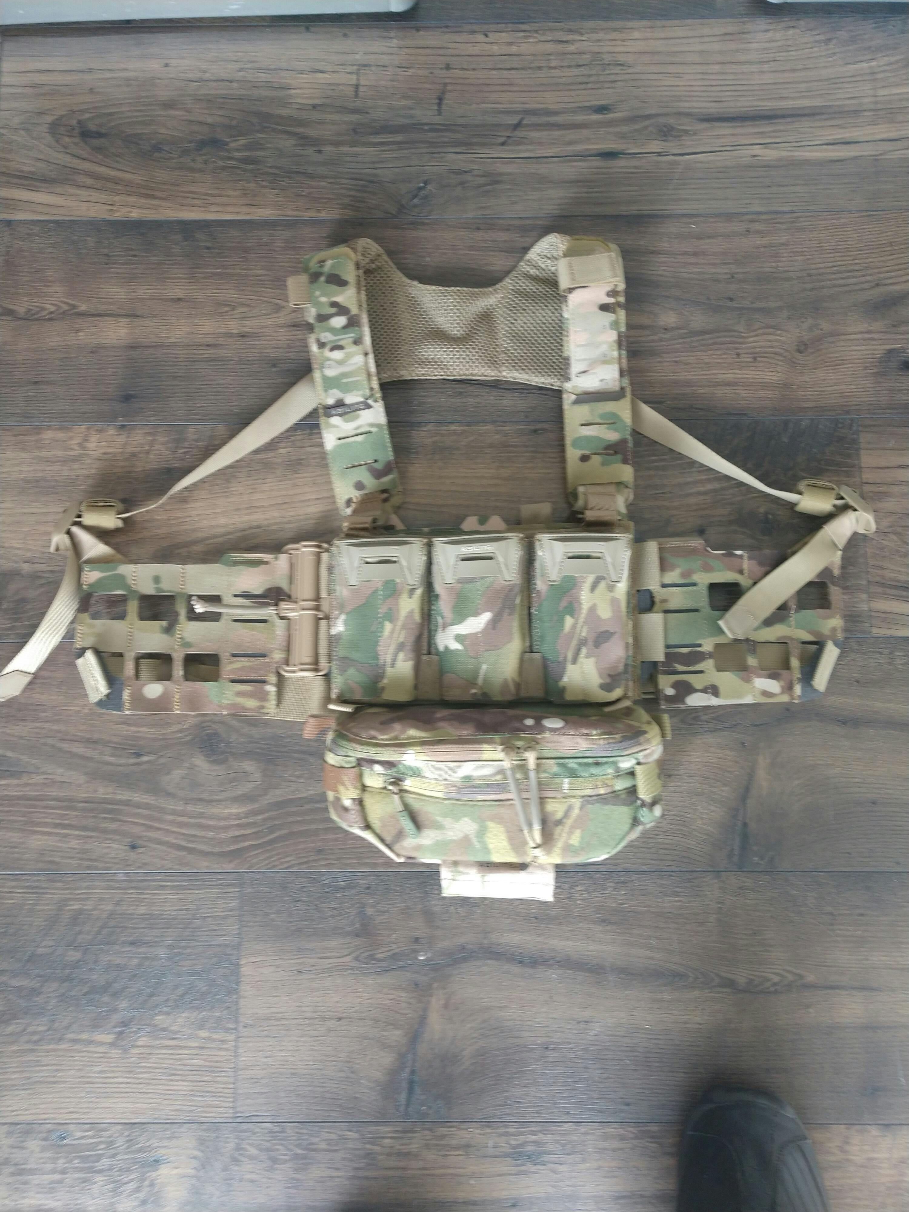 Plate Carrier Placard - 5.56 Triple Mag Pouch in Multicam, Ranger Green ...