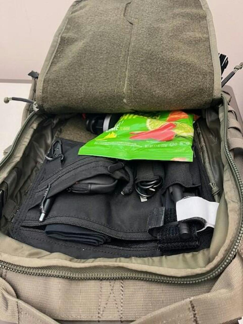 Hook-backed EDC Organizer Panel