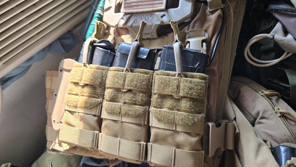 Hook Backed Triple Mag Placard for 5.56 magazines | AG3™