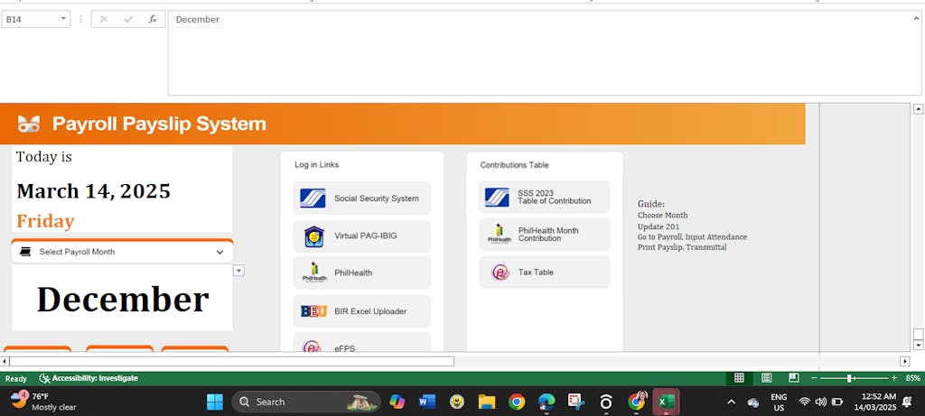 Company Payroll System 2025 – Aimporo Philippines