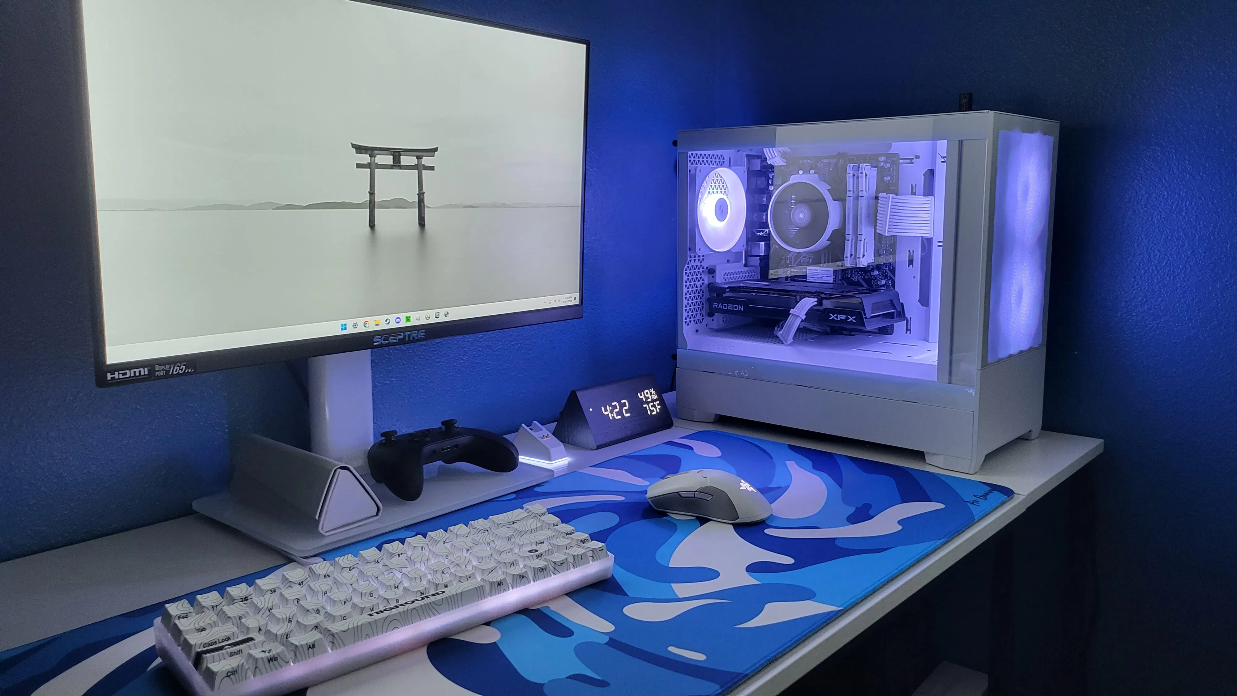 Air Gaming™ The Aqua Infinity Mouse Pad