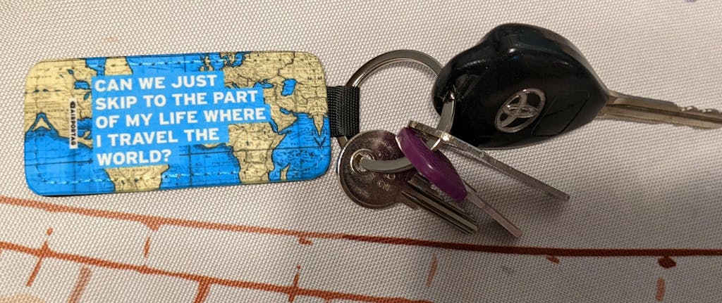 NATO Phonetic Alphabet - Leather Keychain