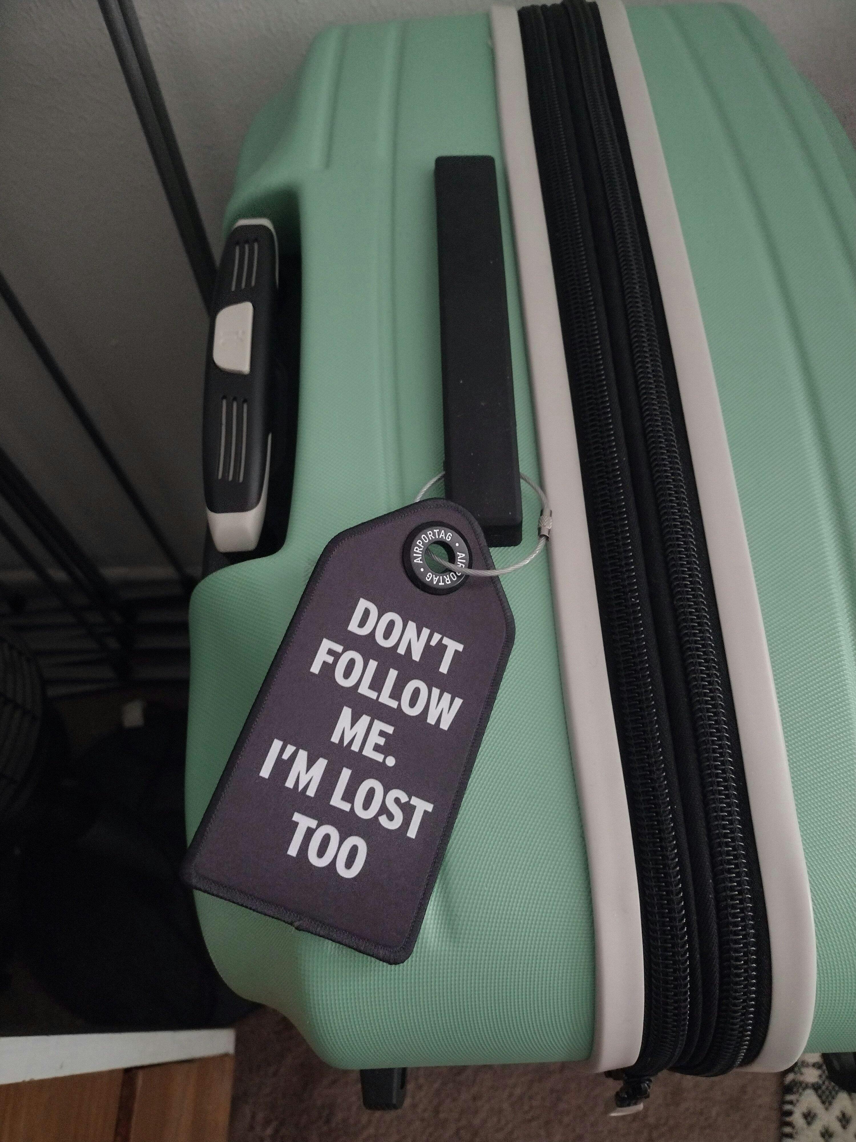 Hello Luggage Tag - Is it me you're looking for baggage tag