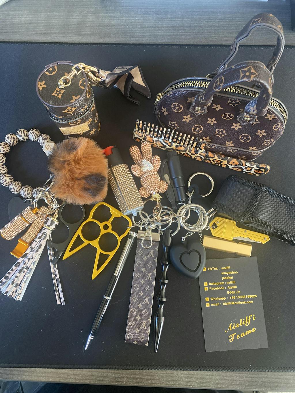 21 Piece Mini bag Ladies Self Defense Kit