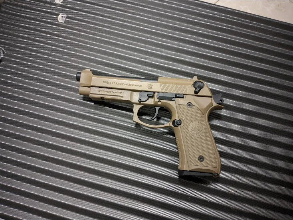 Beretta M92 Blowback Ejector Laser Pistol Toy Gun – AKAG TOY