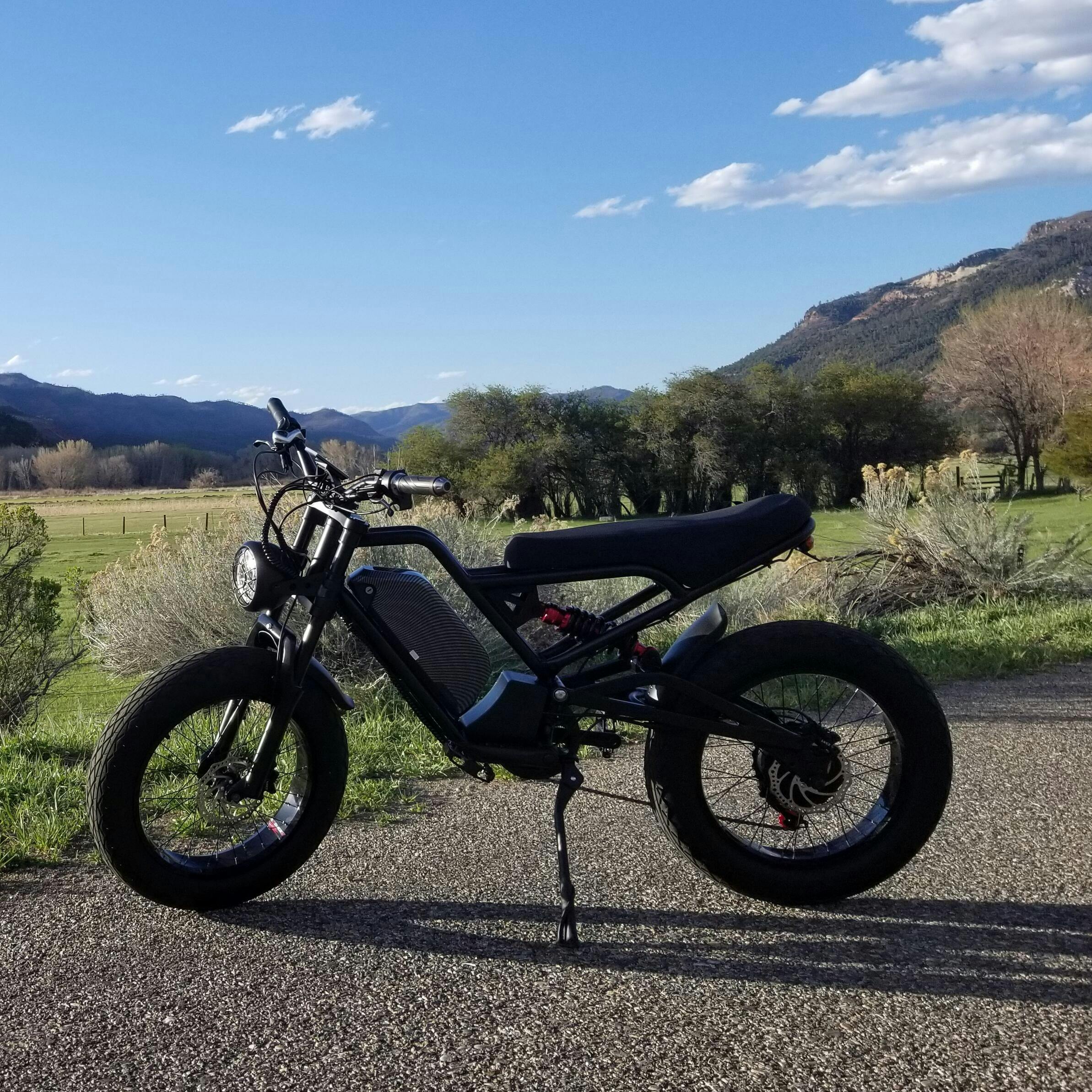 AKEZ 20*4.0 Fat Tire All Terrain E Scooter Bike-AKEZ Official Store