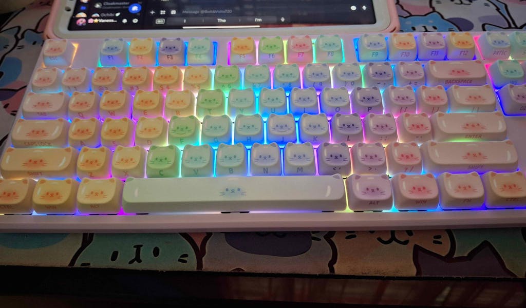 MonsGeek MG108B Colorful Cats Full Size Mechanical Keyboard | AKKO EU