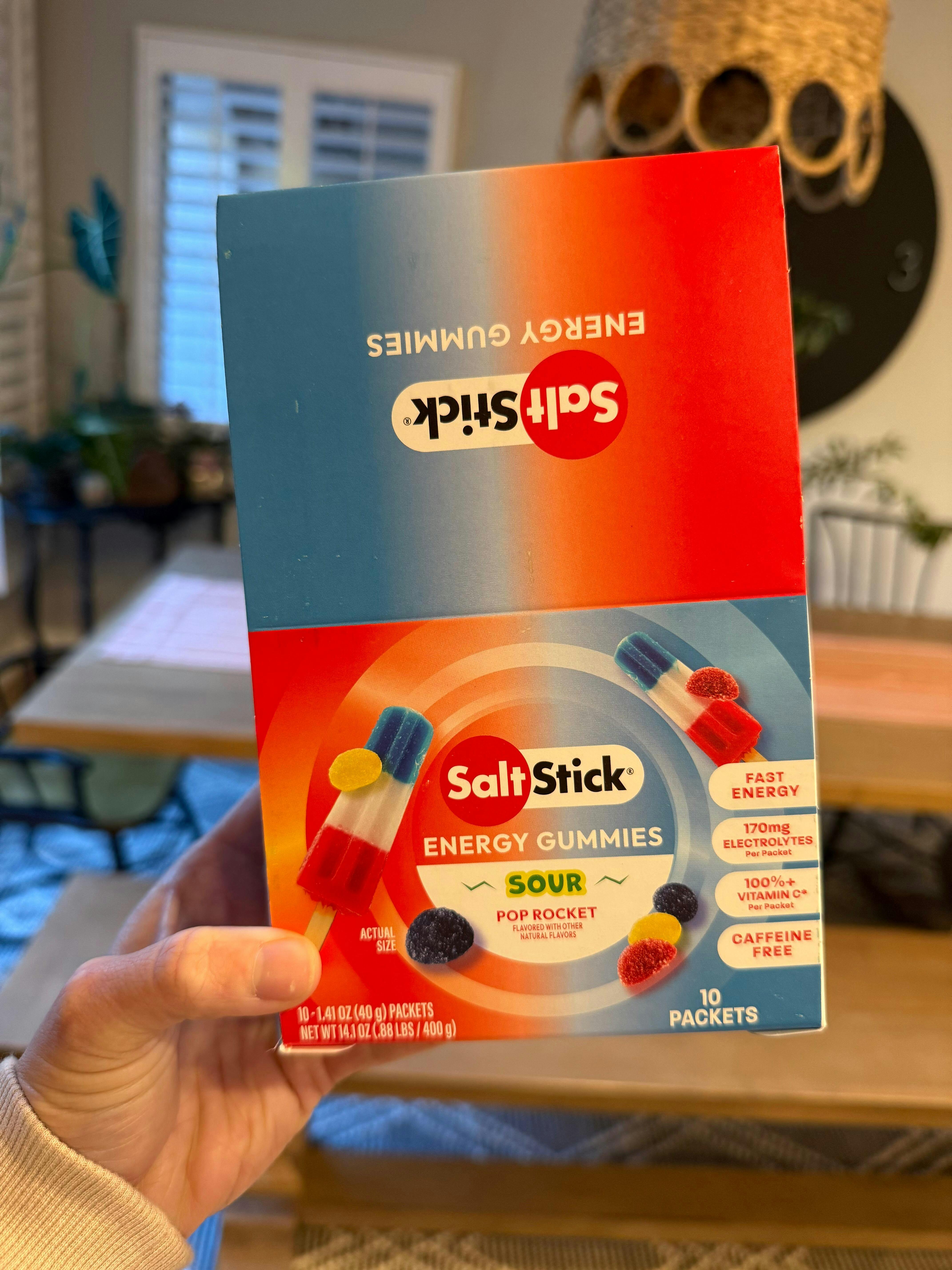 SaltStick Energy Gummies – Sour Blue Razz