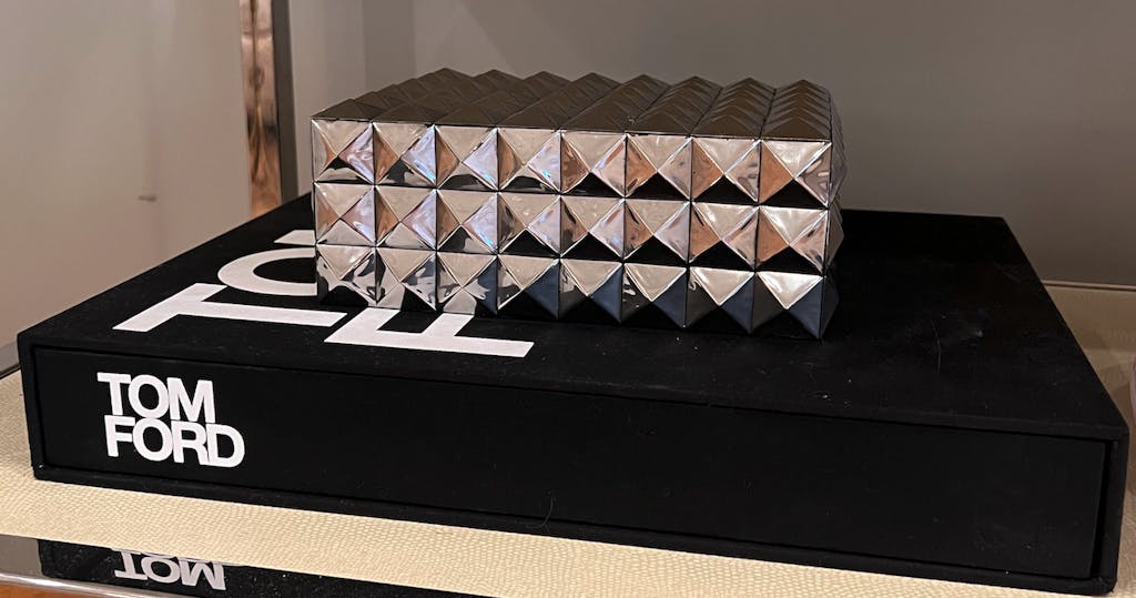 STUDDED PLATINUM BOX | Alice Lane Home Collection