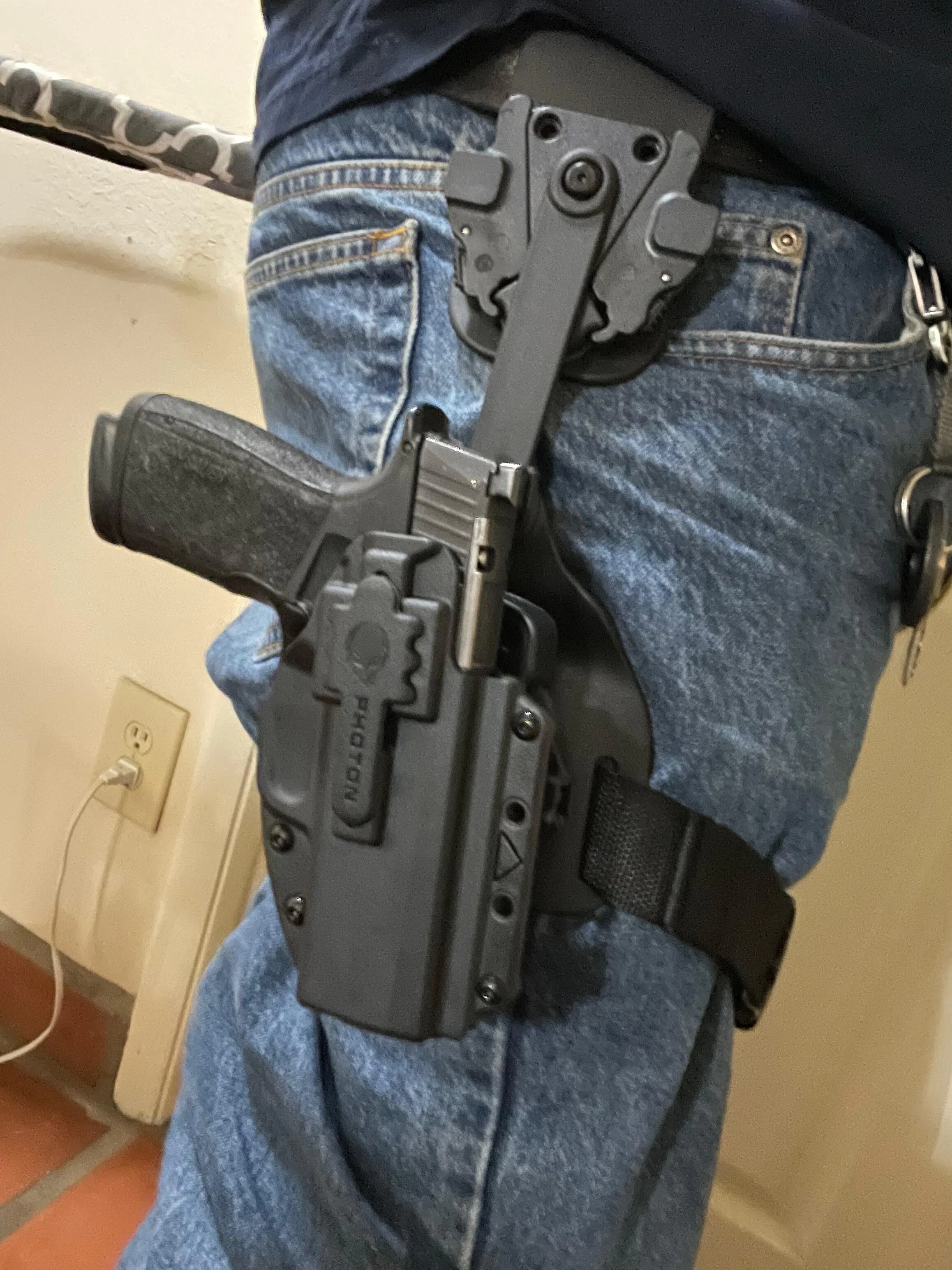 Rapid Force Swivel Drop Leg – Adaptive Tactical Holster