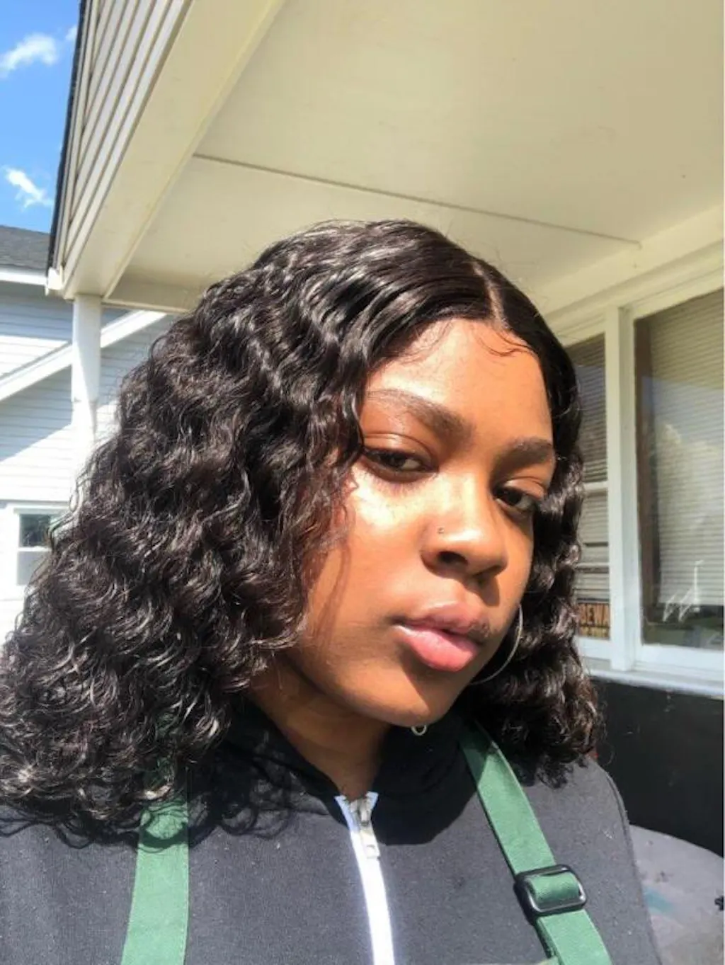 Ali Grace Deep Wave Lace Front Human Hair Wigs Virgin Brazilian Hair ...