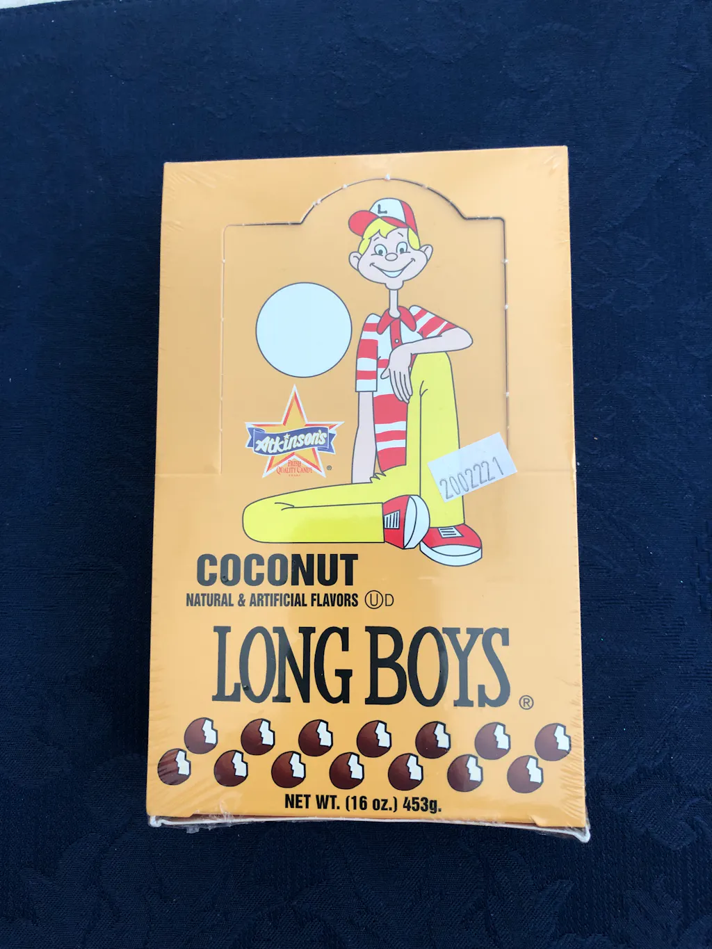 Atkinson's Coconut Long Boys Chewy Caramel .34 oz - All City Candy