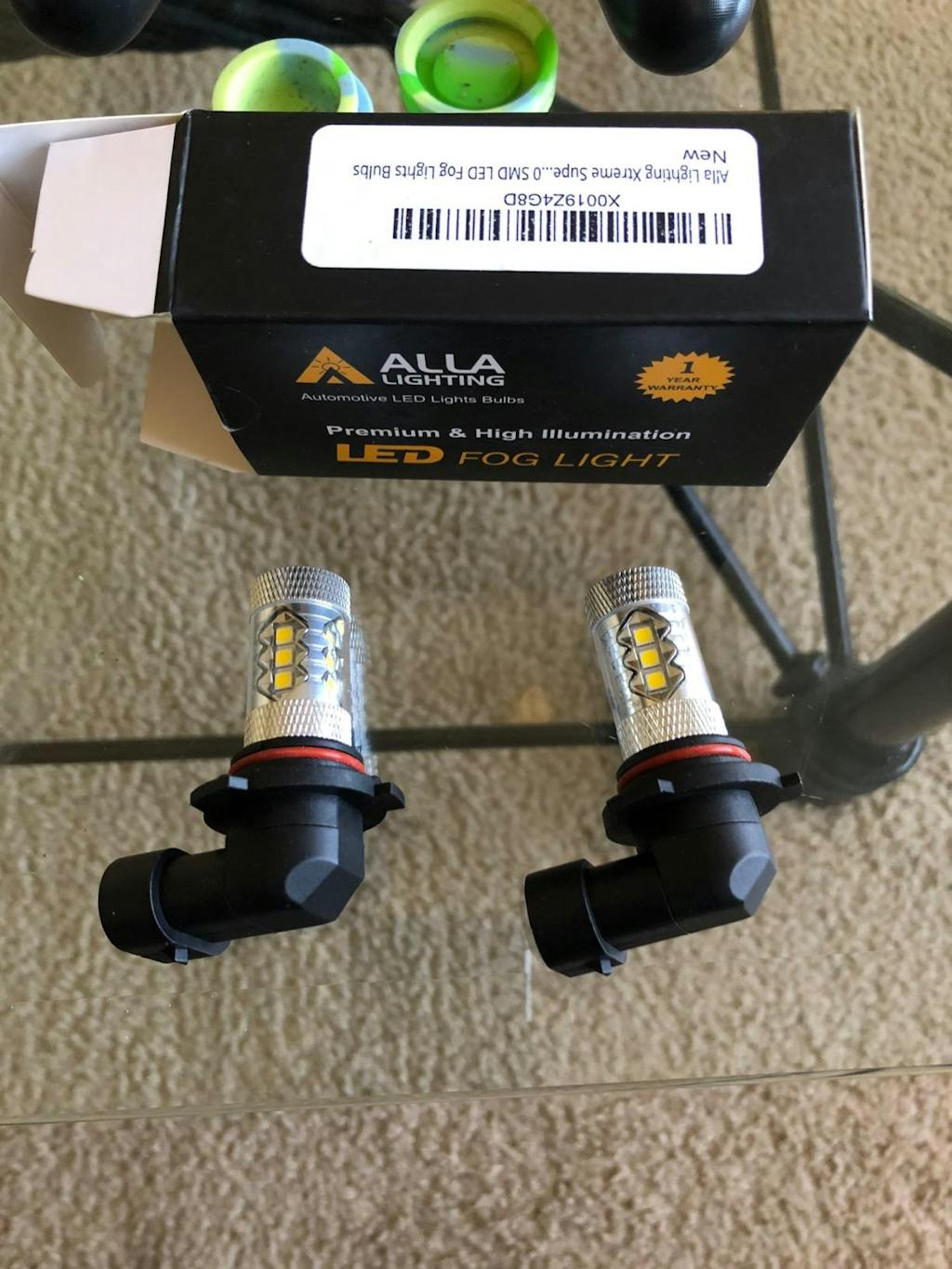 9006 HB4 LED Bulbs Fog Lights Upgrade for Cars, Trucks, 3000K Yellow