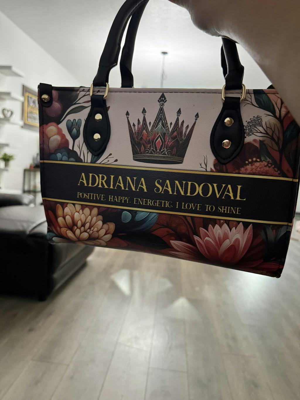 What Time - Bespoke Leather Handbag - whattime01 – ALMA GEMS