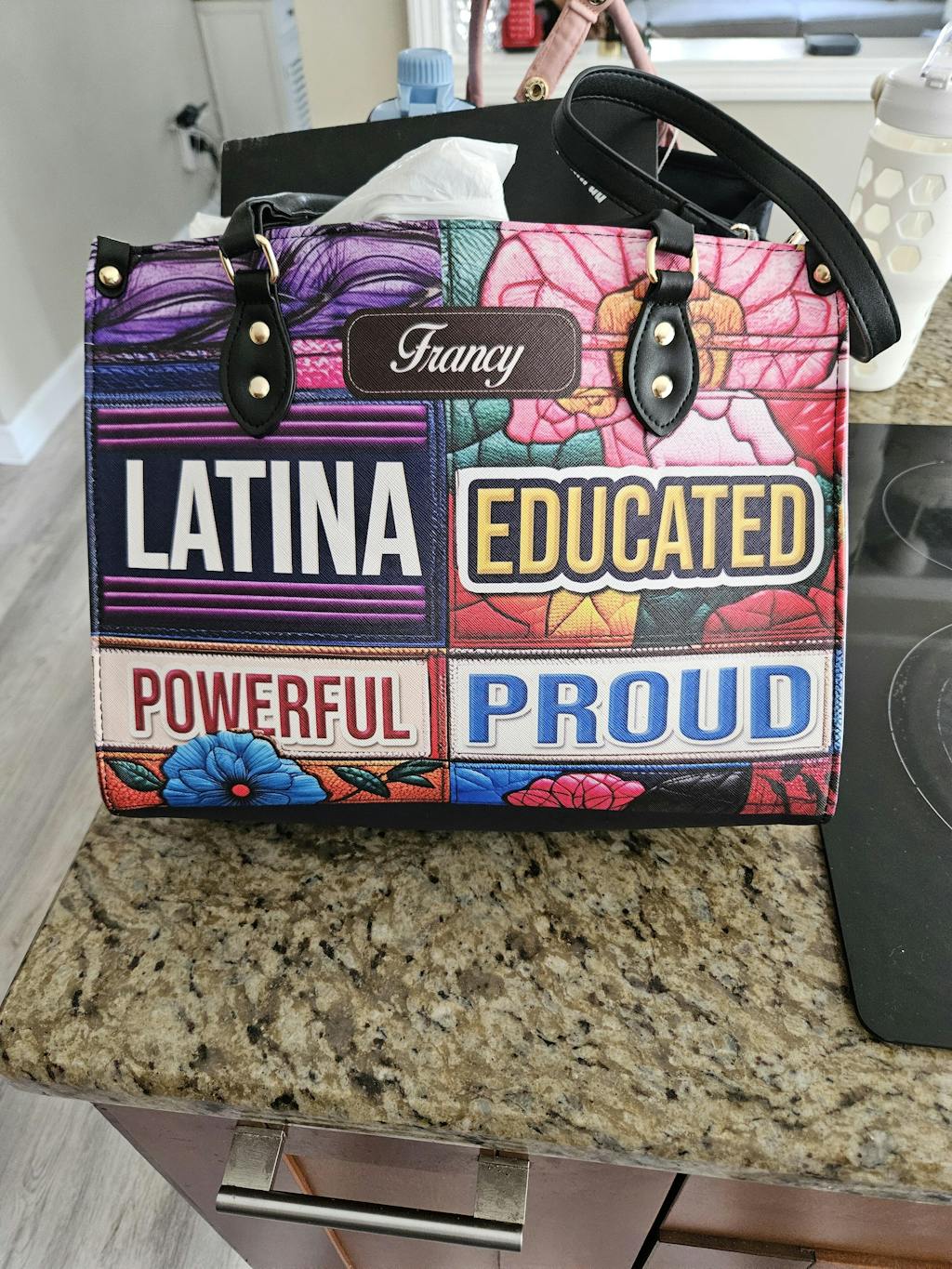 What Time - Bespoke Leather Handbag - whattime01 – ALMA GEMS