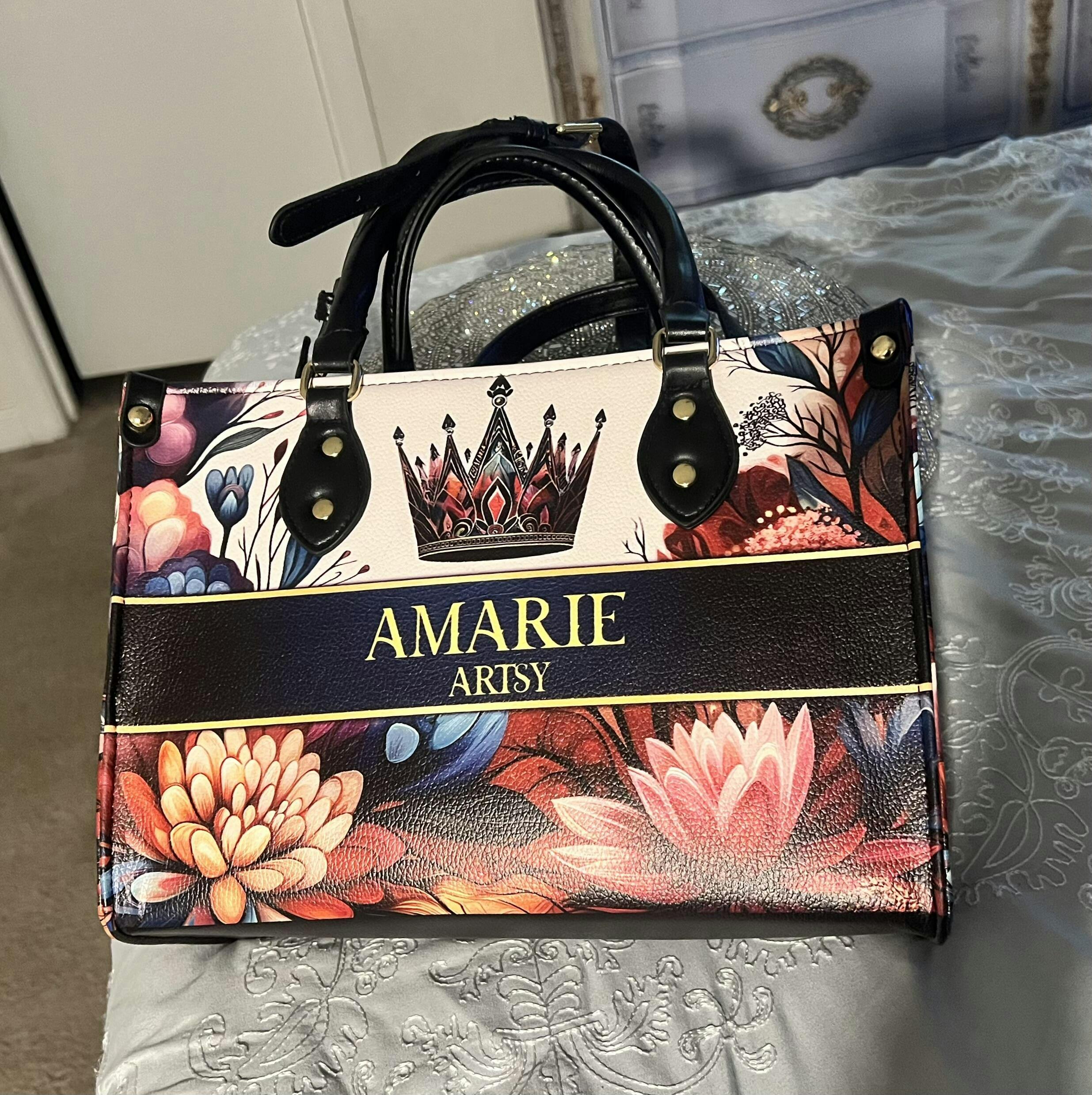 What Time - Bespoke Leather Handbag - whattime01 – ALMA GEMS