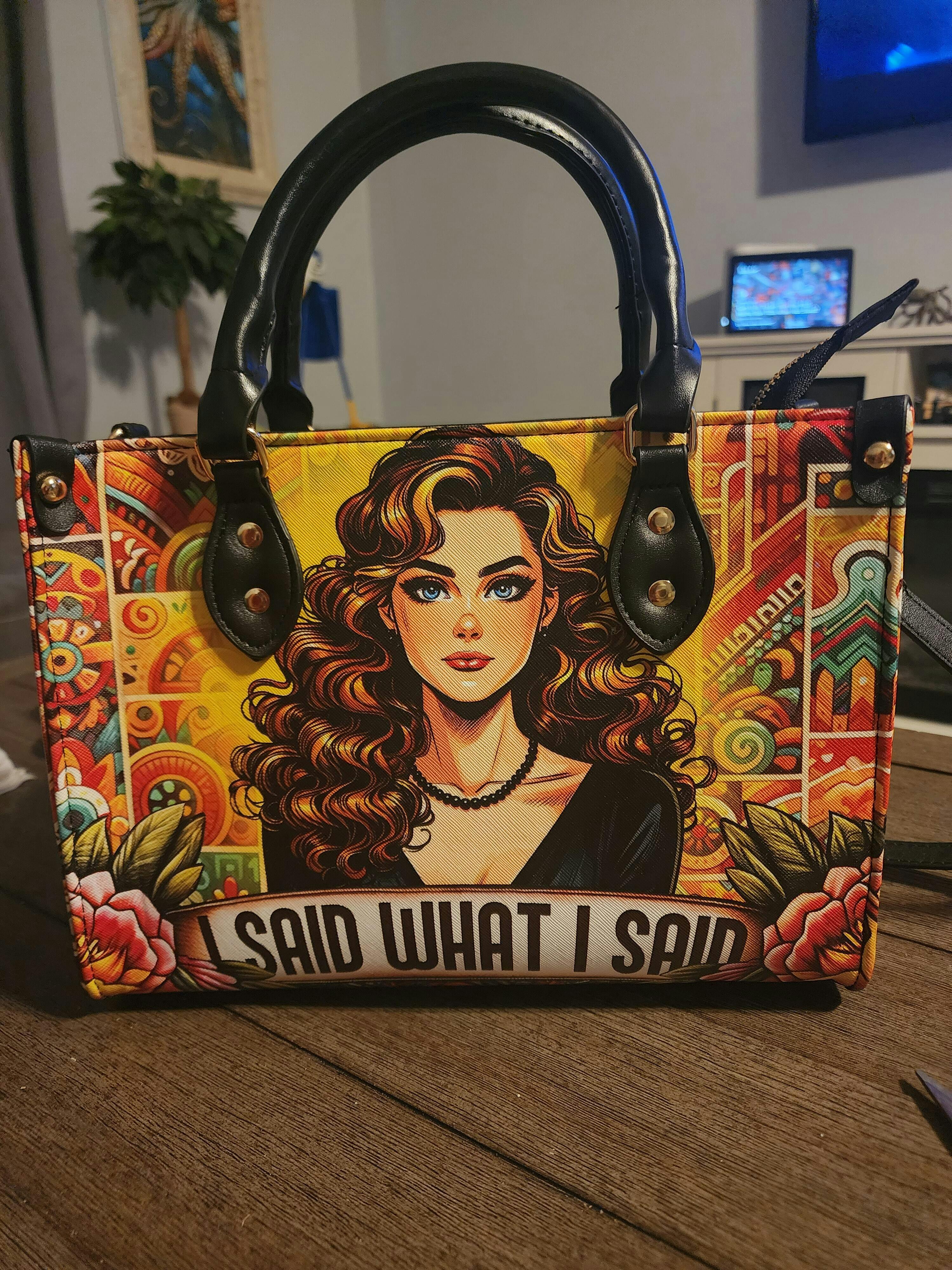 What Time - Bespoke Leather Handbag - whattime01 – ALMA GEMS