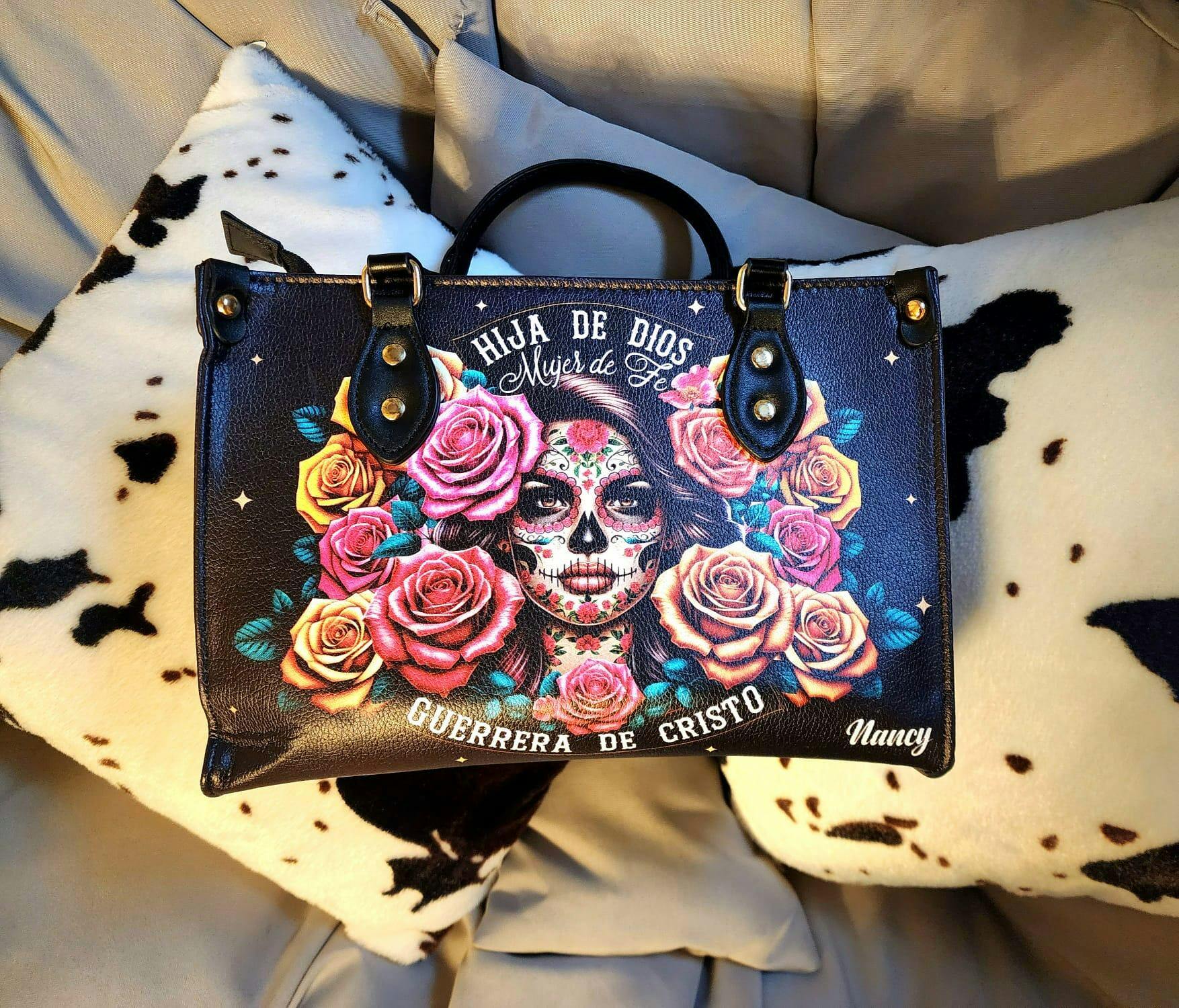 What Time - Bespoke Leather Handbag - whattime01 – ALMA GEMS