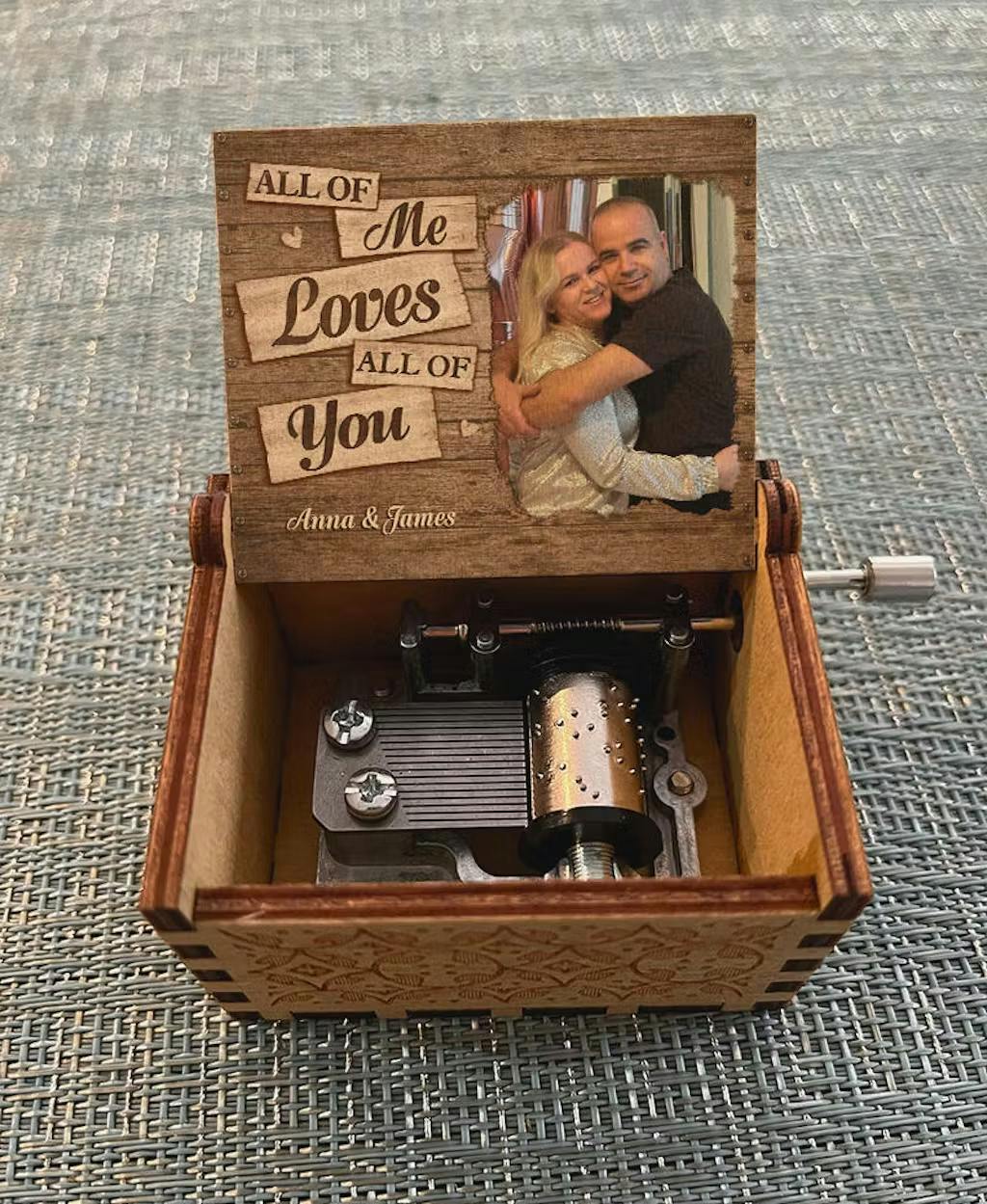 Braver, Stronger, Smarter, Loved - Personalized Custom Music Box - Gift ...