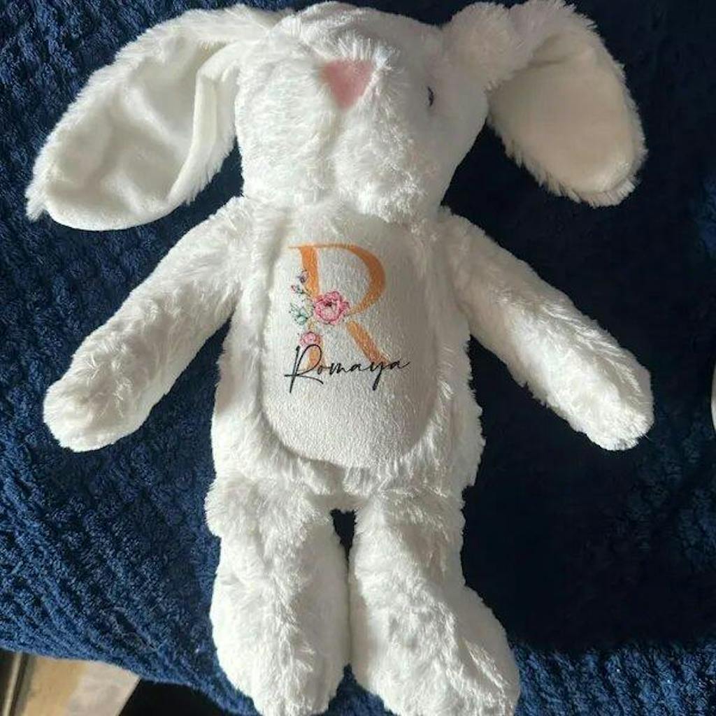 We Love You For All That You Are, Personalized Stuffed Bunny, Gift For ...