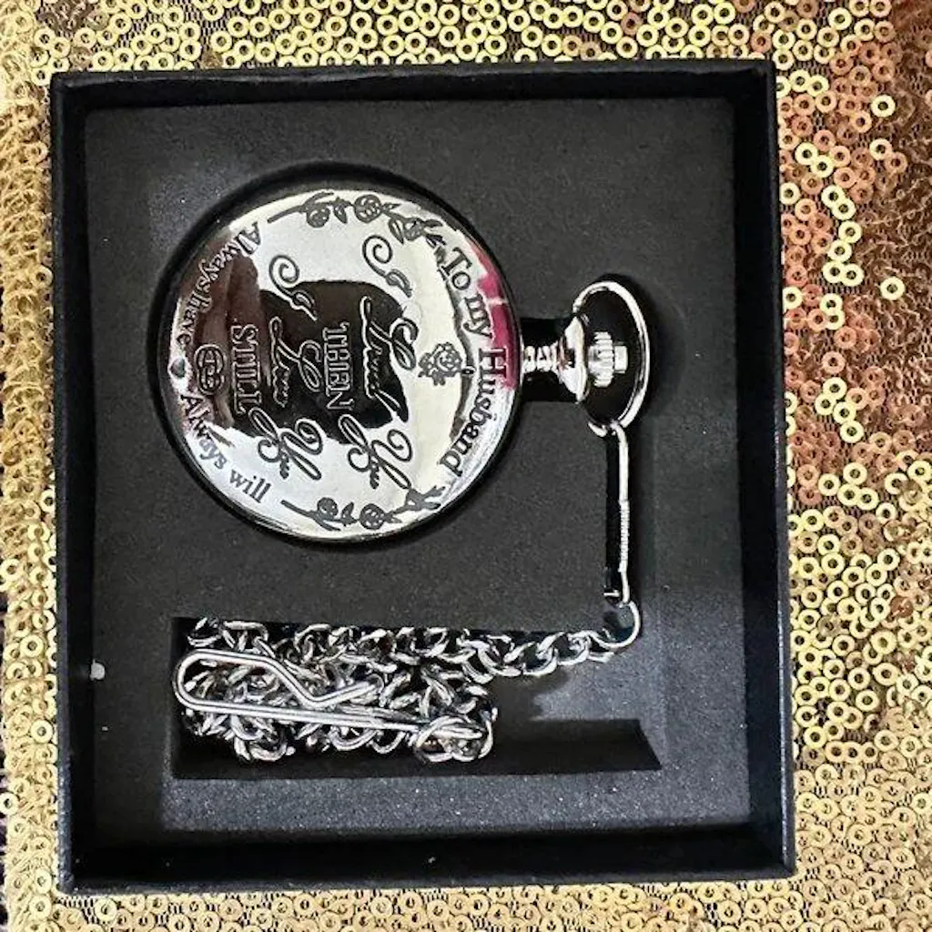 Annoying Each Other Since And Still Going Strong, Silver Plated Pocket ...
