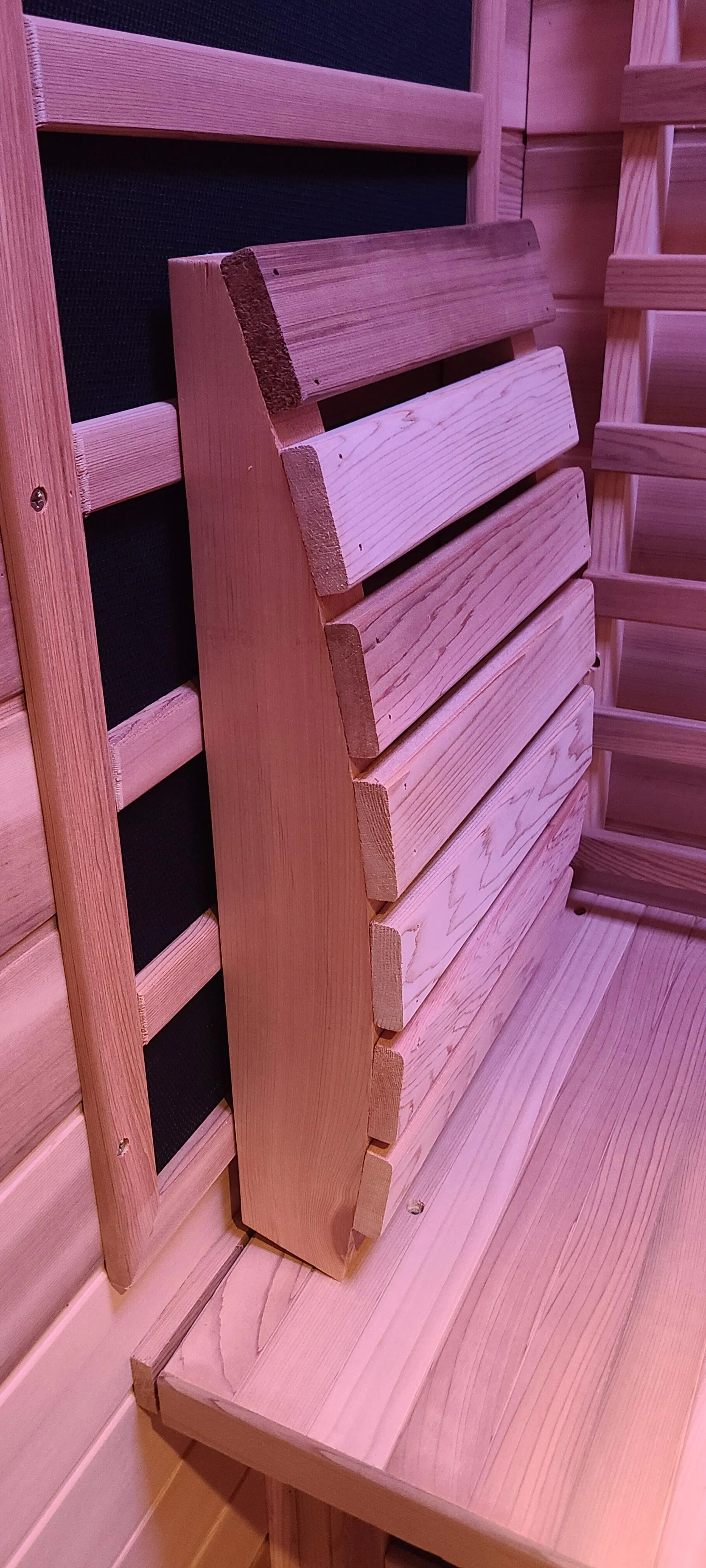 Cedar Sauna Back Rest – Almost Heaven Saunas
