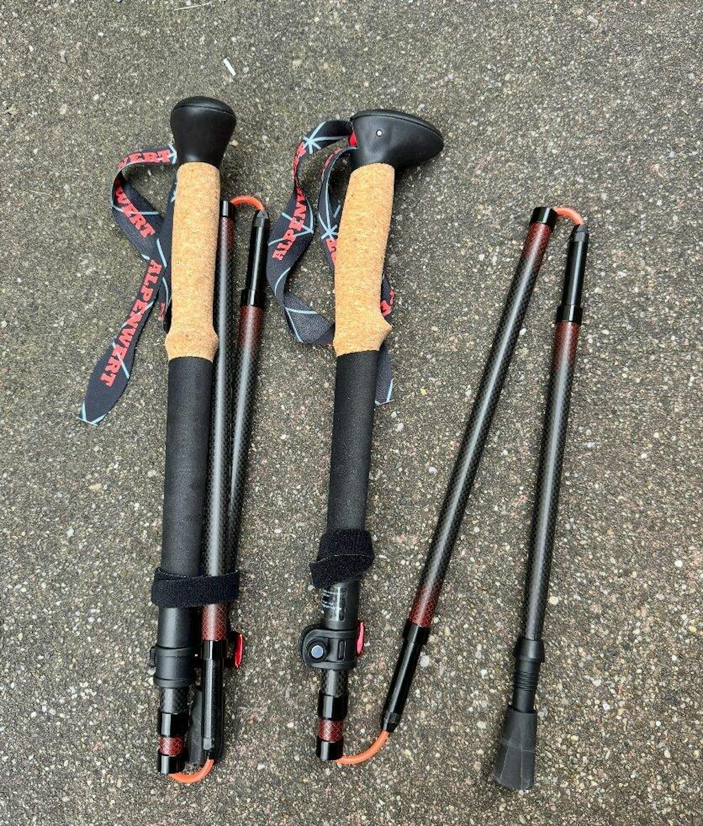 Wanderstöcke faltbar & höhenverstellbar | Leicht & Stabil – Alpenwert – ALPENWERT