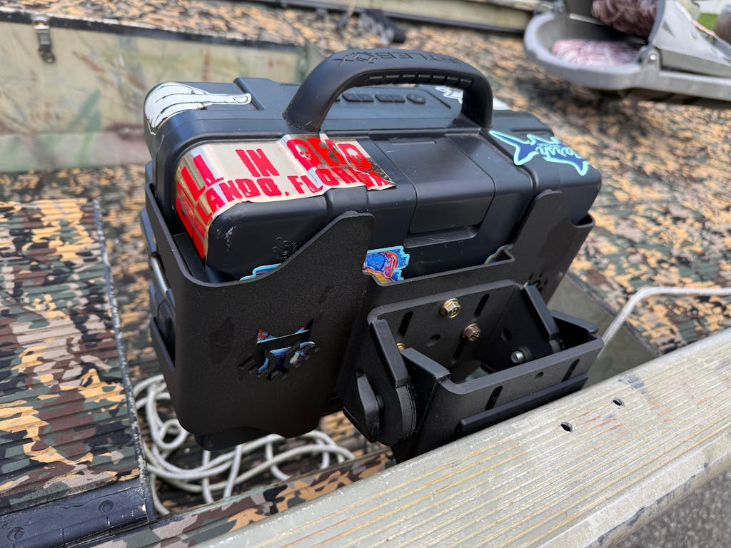 Turtlebox T-Rail Boat Adapter for Adjustable Mounting Bracket