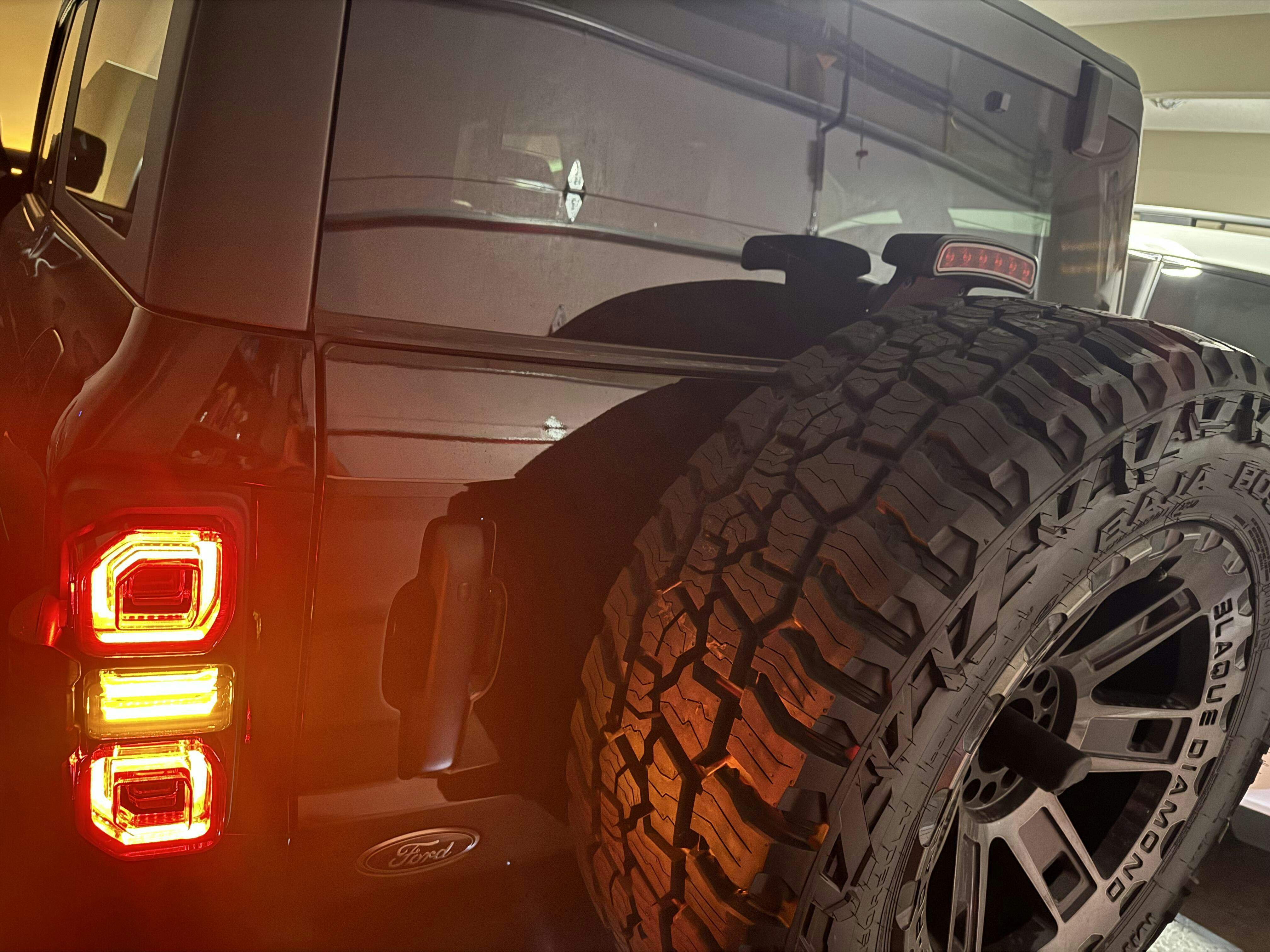 21-24 Ford Bronco NOVA-Series Prismatic LED Tail Lights Alpha-Black ...