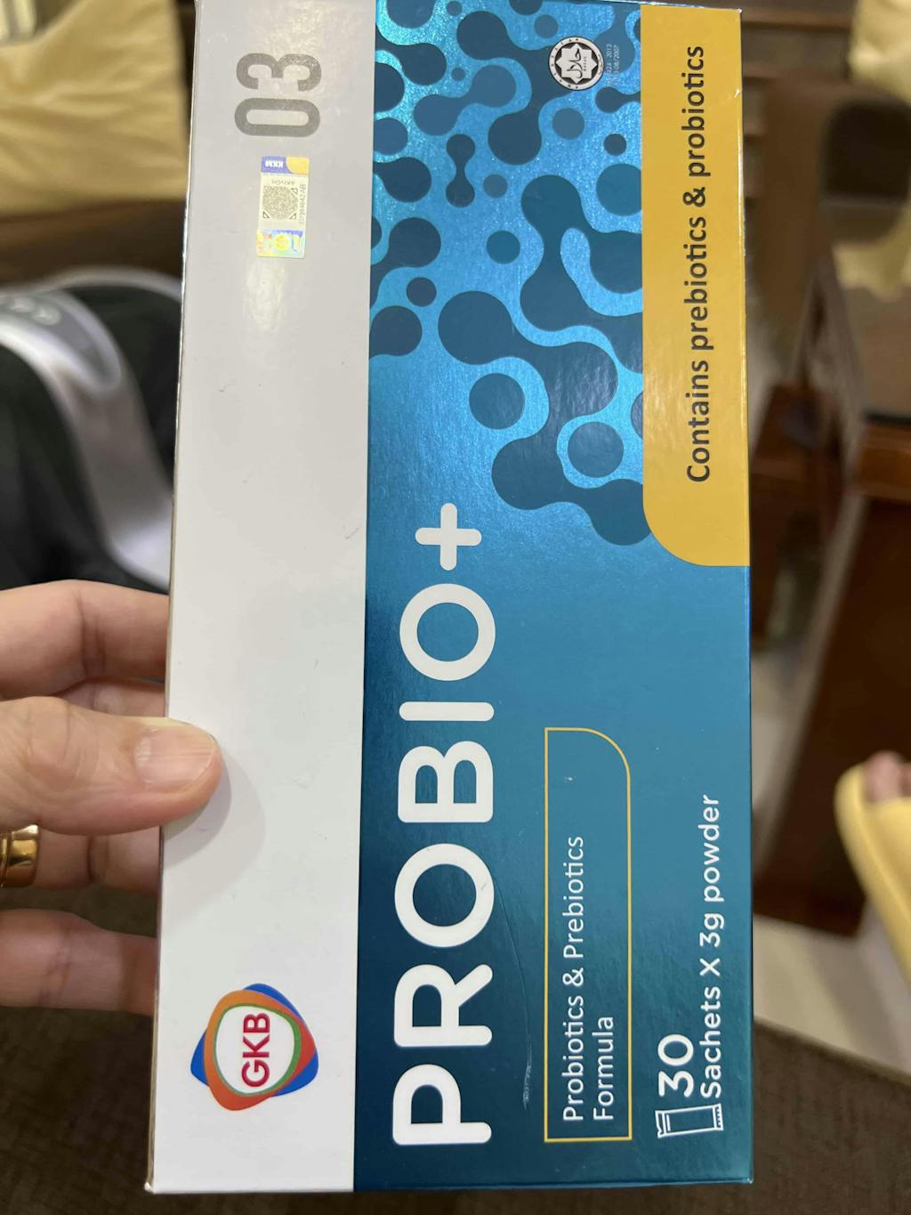 GKB Probio+ Probiotics and Prebiotics Formula 30s | Gut Health/