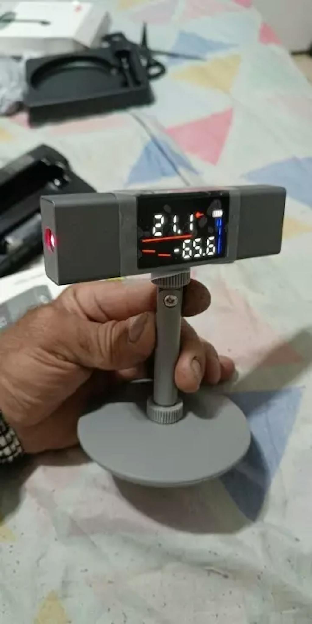 2-in-1 Laser Protractor & Digital Inclinometer - Rechargeable Precisio ...