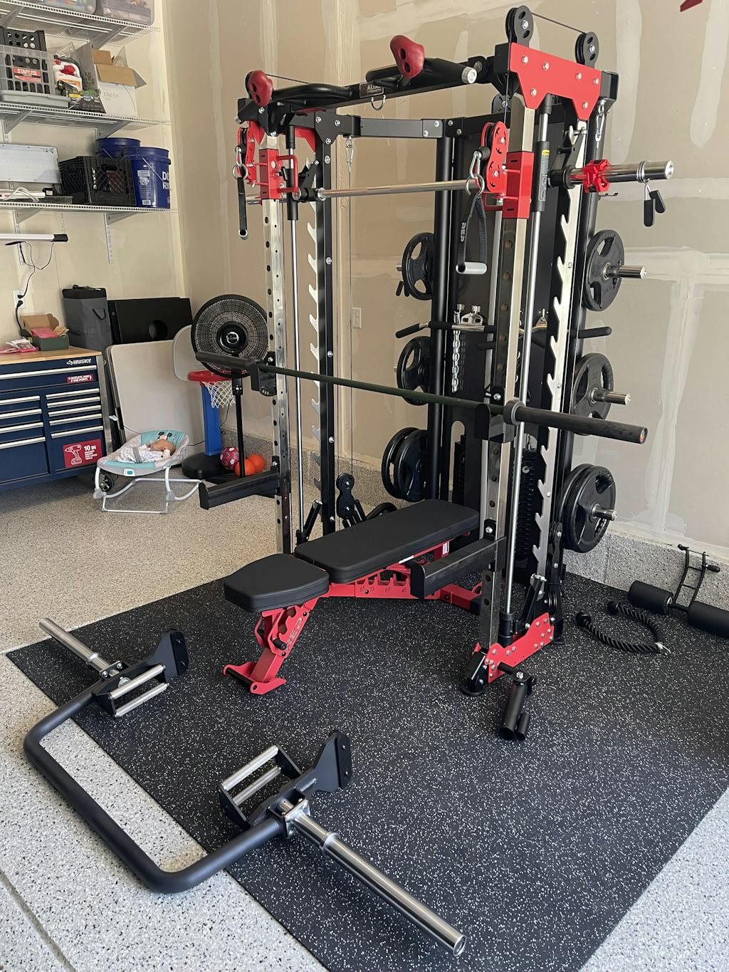 Altas Strength Light-commercial Folding Smith Machine AL-3107