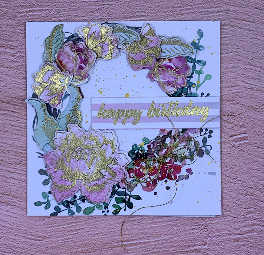 Delicate peony bouquet stamp set from Altenew! Perfect for multi ...