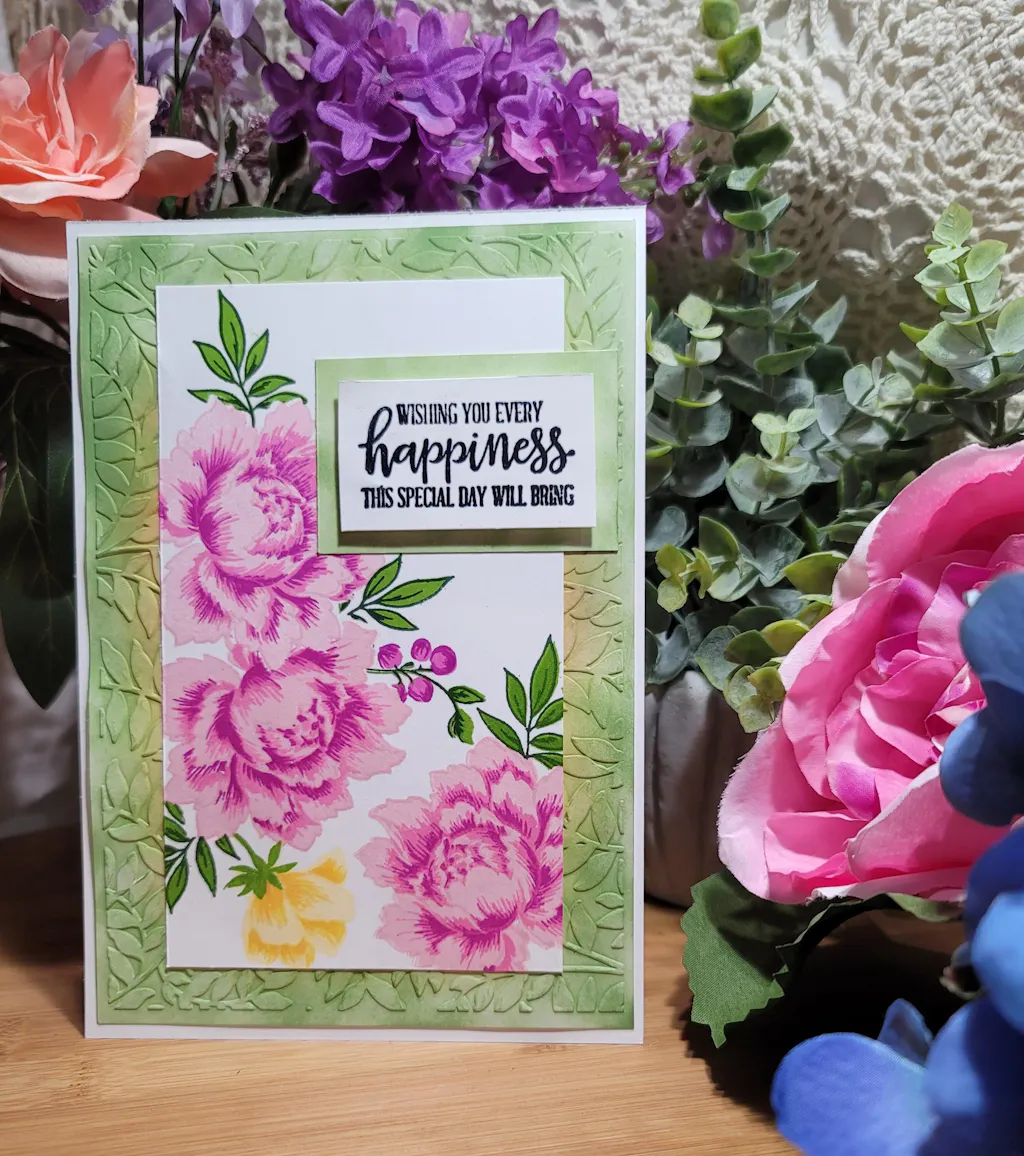 Delicate peony bouquet stamp set from Altenew! Perfect for multi ...